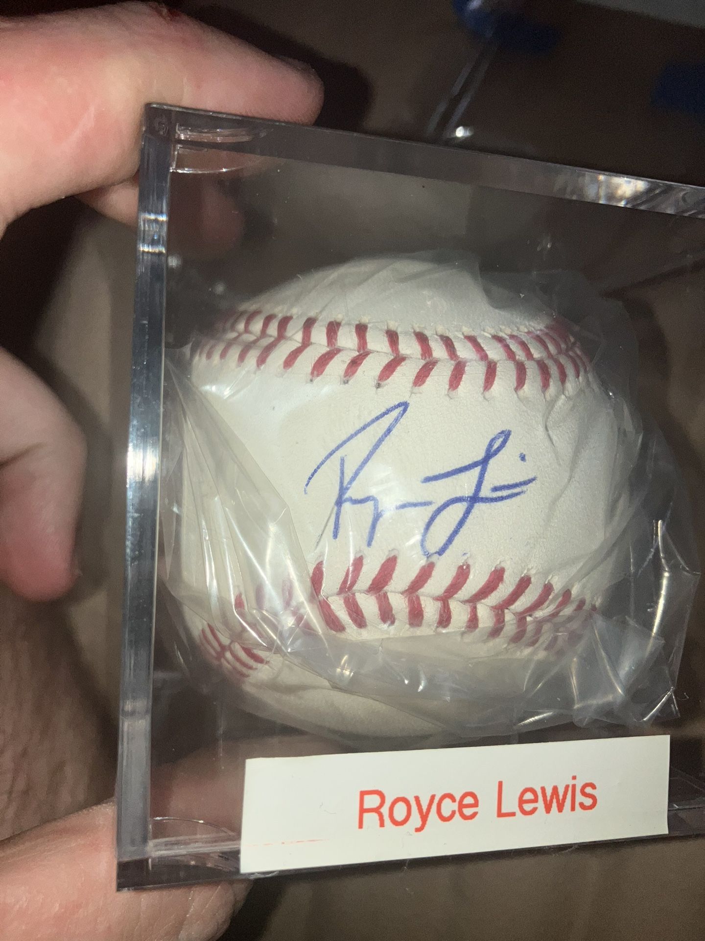 Minnesota Twins Royce Lewis Signed Mlb OMLB Autographed Baseball JSA ...