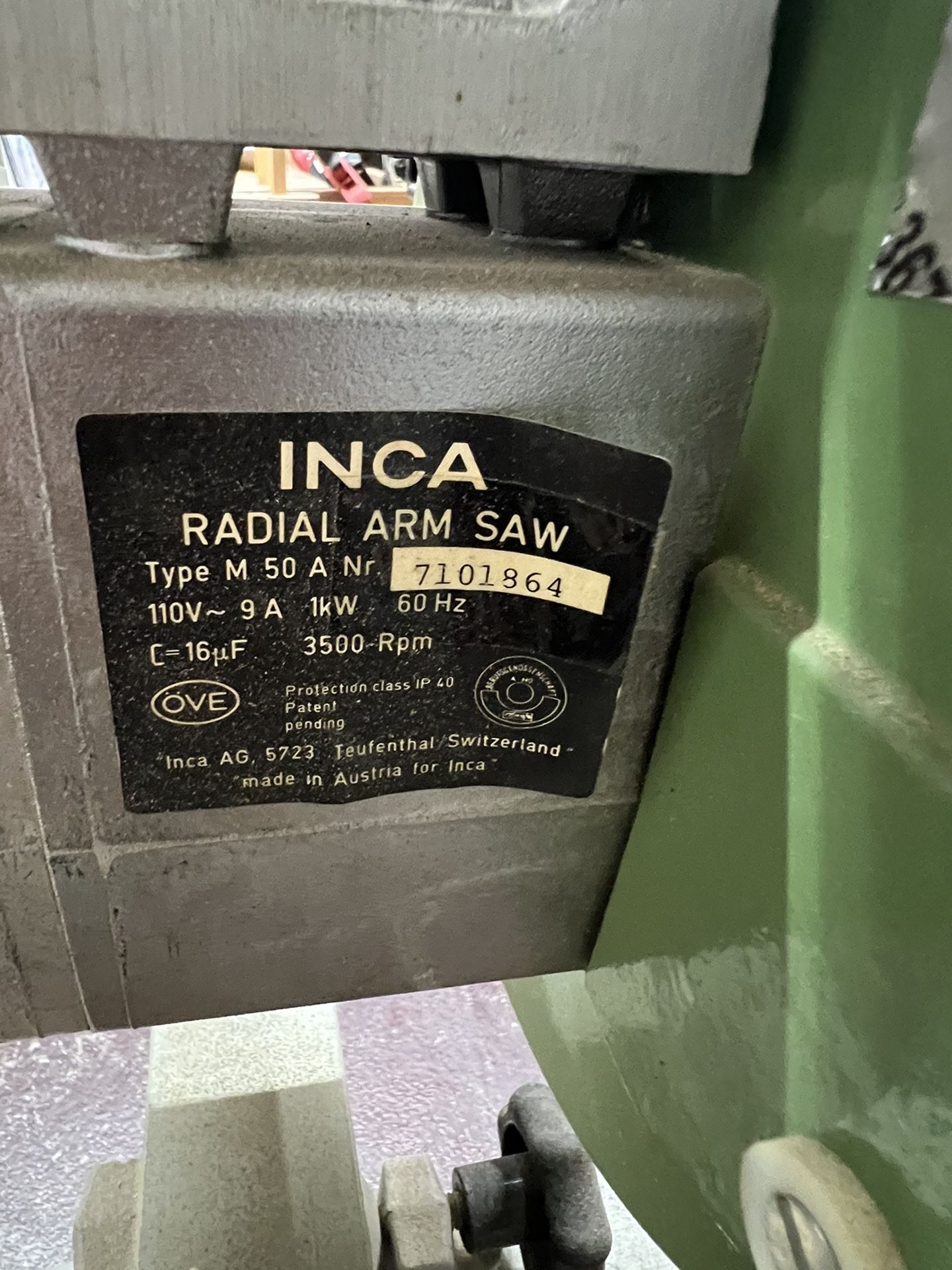 Inca radial arm saw store