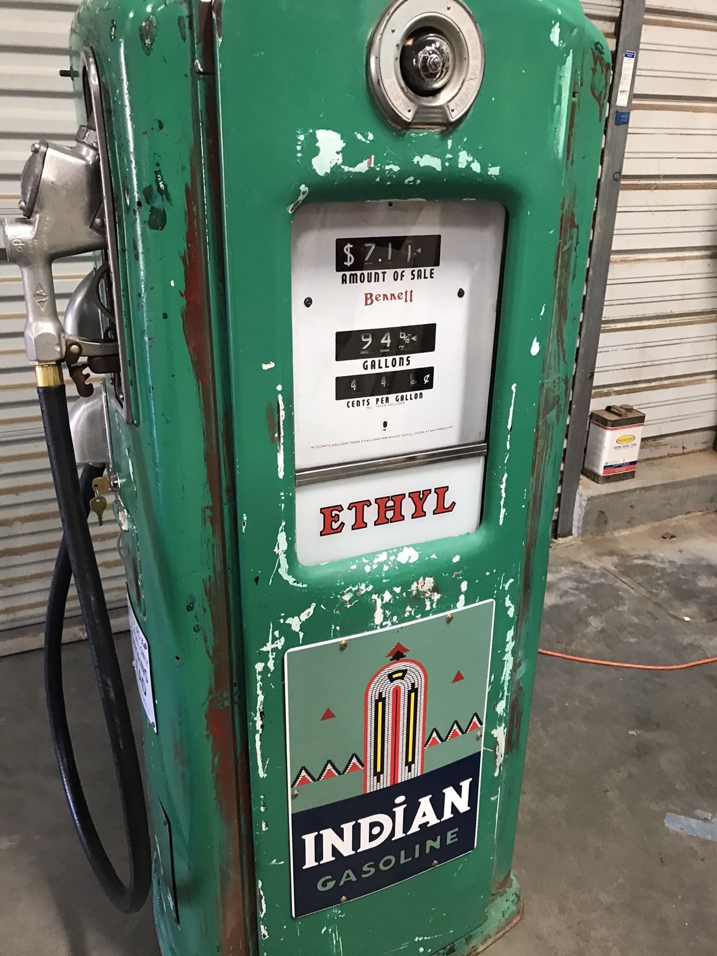 Vintage Bennett Gas Pump for Sale in Norco, CA - OfferUp