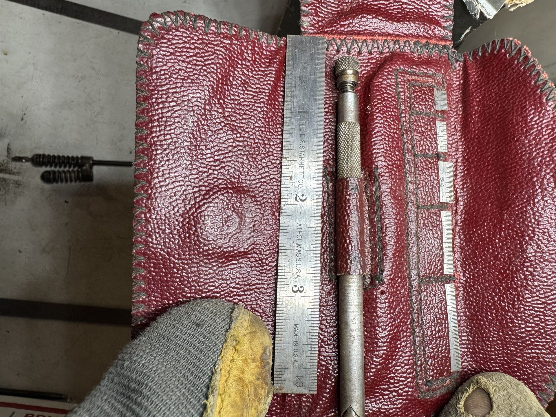 Lufkin Rule Co No. 20 S Machinist Tool Rule Holder Set W/Case for Sale ...