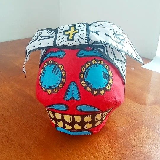 Custom Hand Made Mini Tupac 2Pac Shakur Inspired Sugar Skull Piñata for ...
