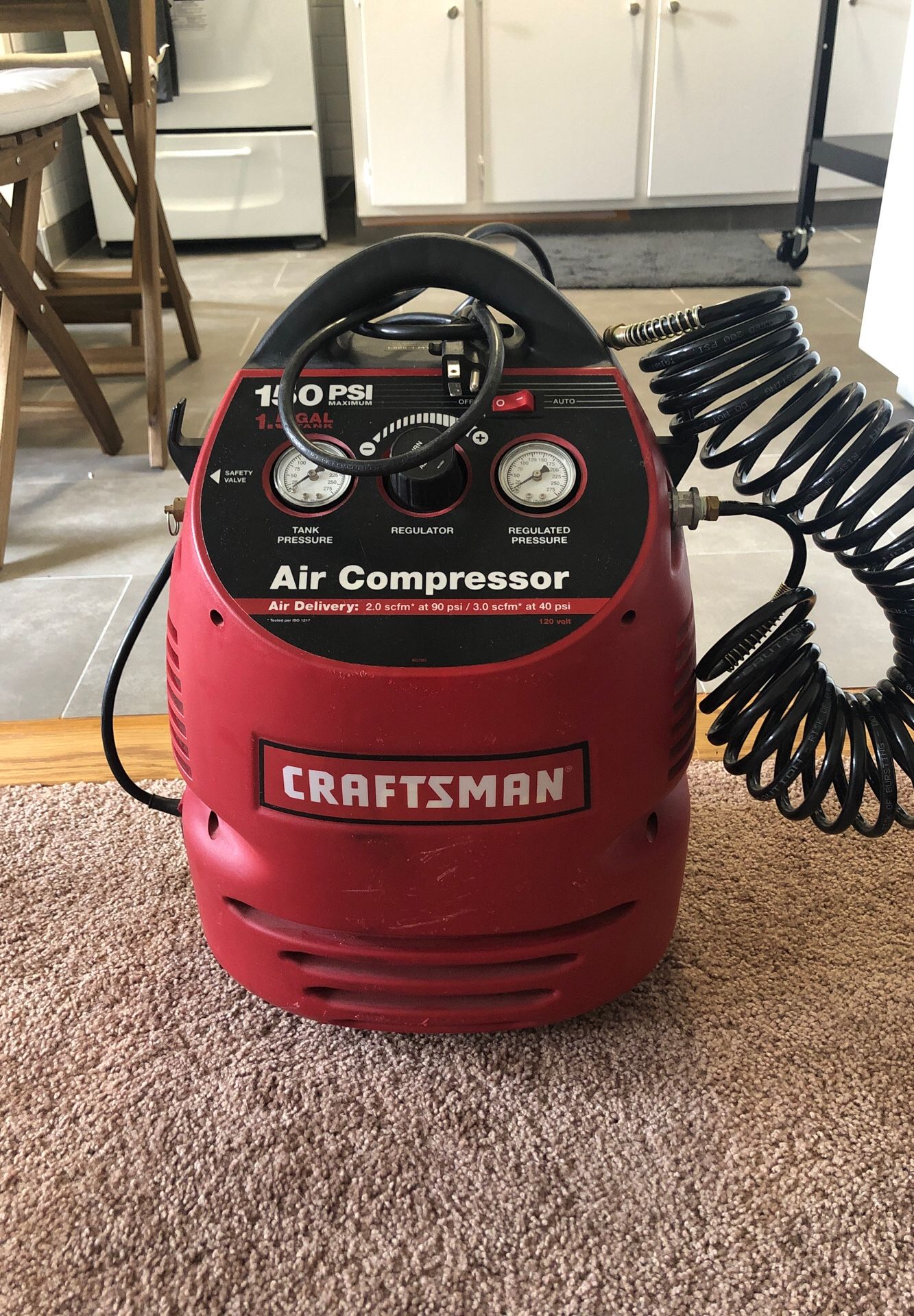 Craftsman 150 PSI, 1.5 Gallon Air Compressor for Sale in Los Angeles ...