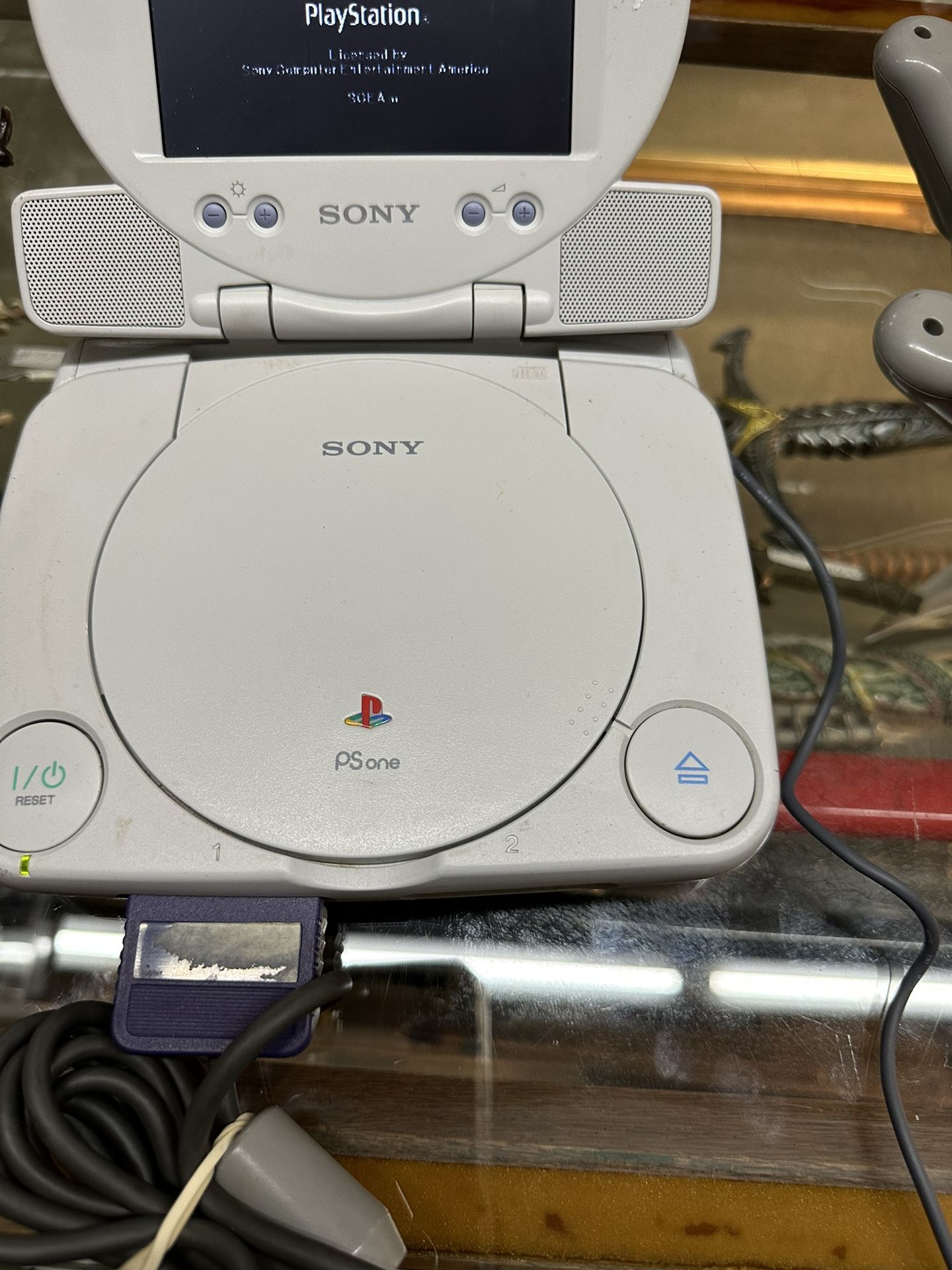 Sony PlayStation PS1 PS One Slim Console w Sony LCD Screen SCPH-101 ...