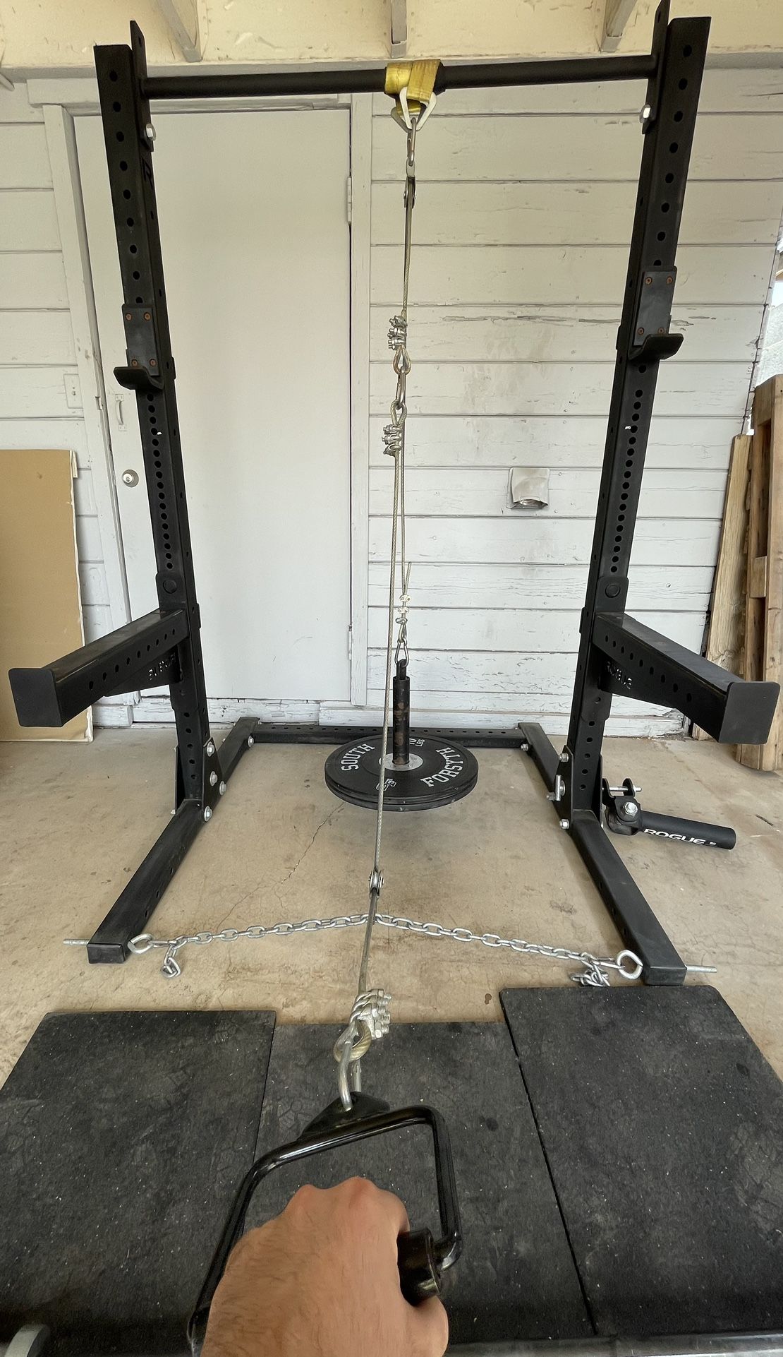 Rogue Monster Lite Squat Rack W/ Equipment for Sale in Phoenix, AZ ...