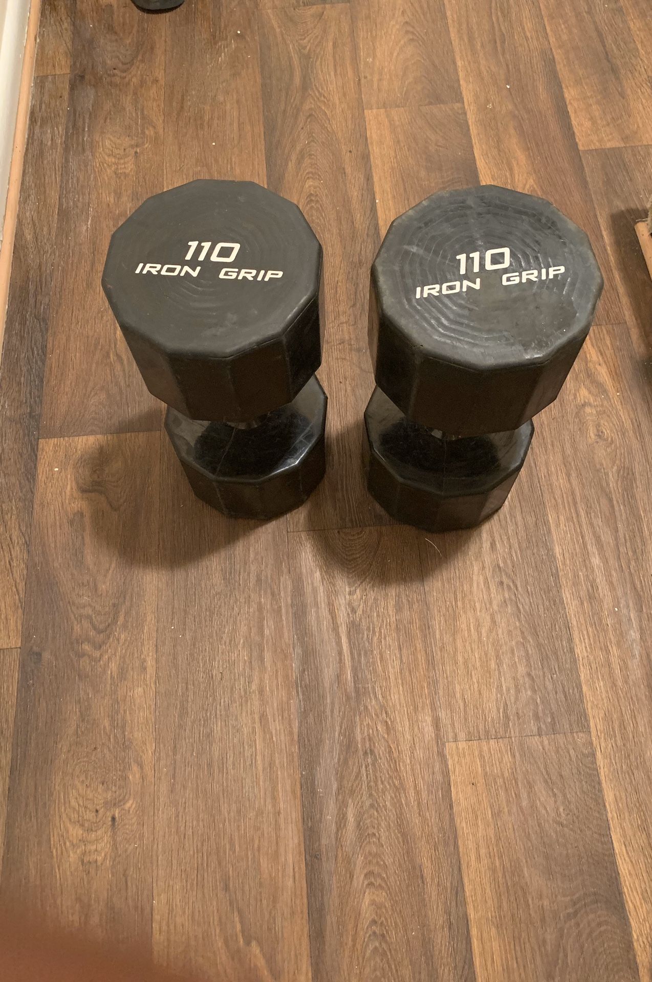 110lb Iron Grip dumbbell set for Sale in Portsmouth, VA - OfferUp