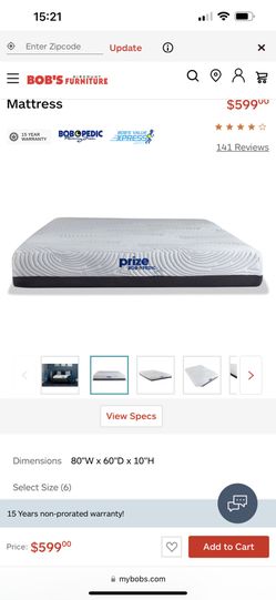 Bob O Pedic Prize Gel Memory Foam Queen Mattress. Size Queen. for Sale in Los Angeles CA OfferUp