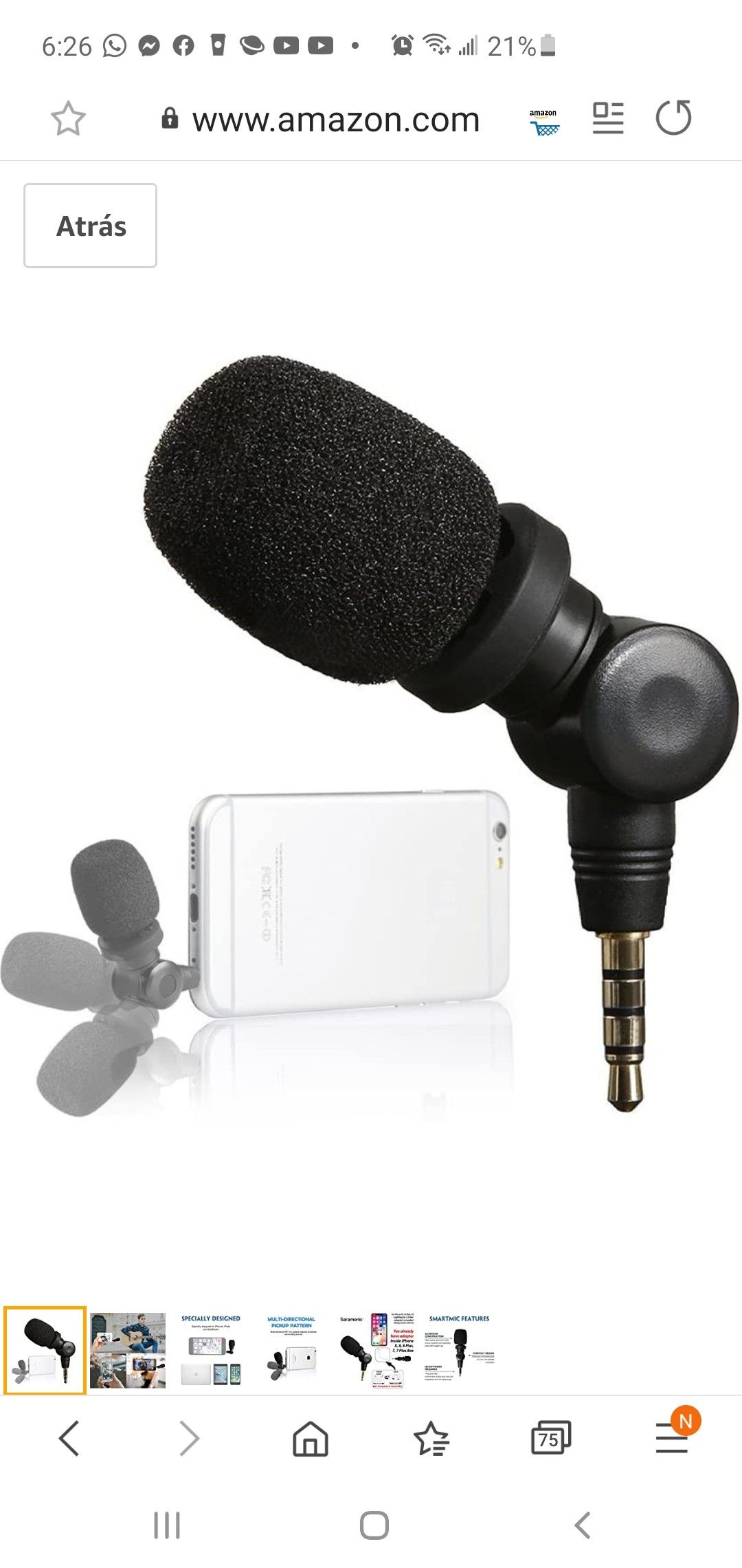 Smart mic for mobile phone for Sale in Indianapolis, IN - OfferUp