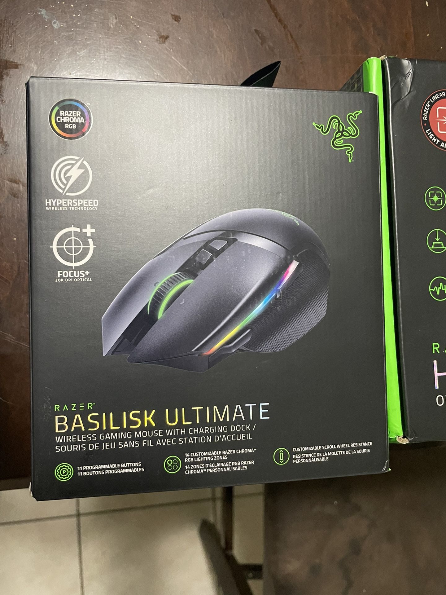 Razer Ultimate Mouse And Razer Huntsman V2 Tenkeyless for Sale in ...