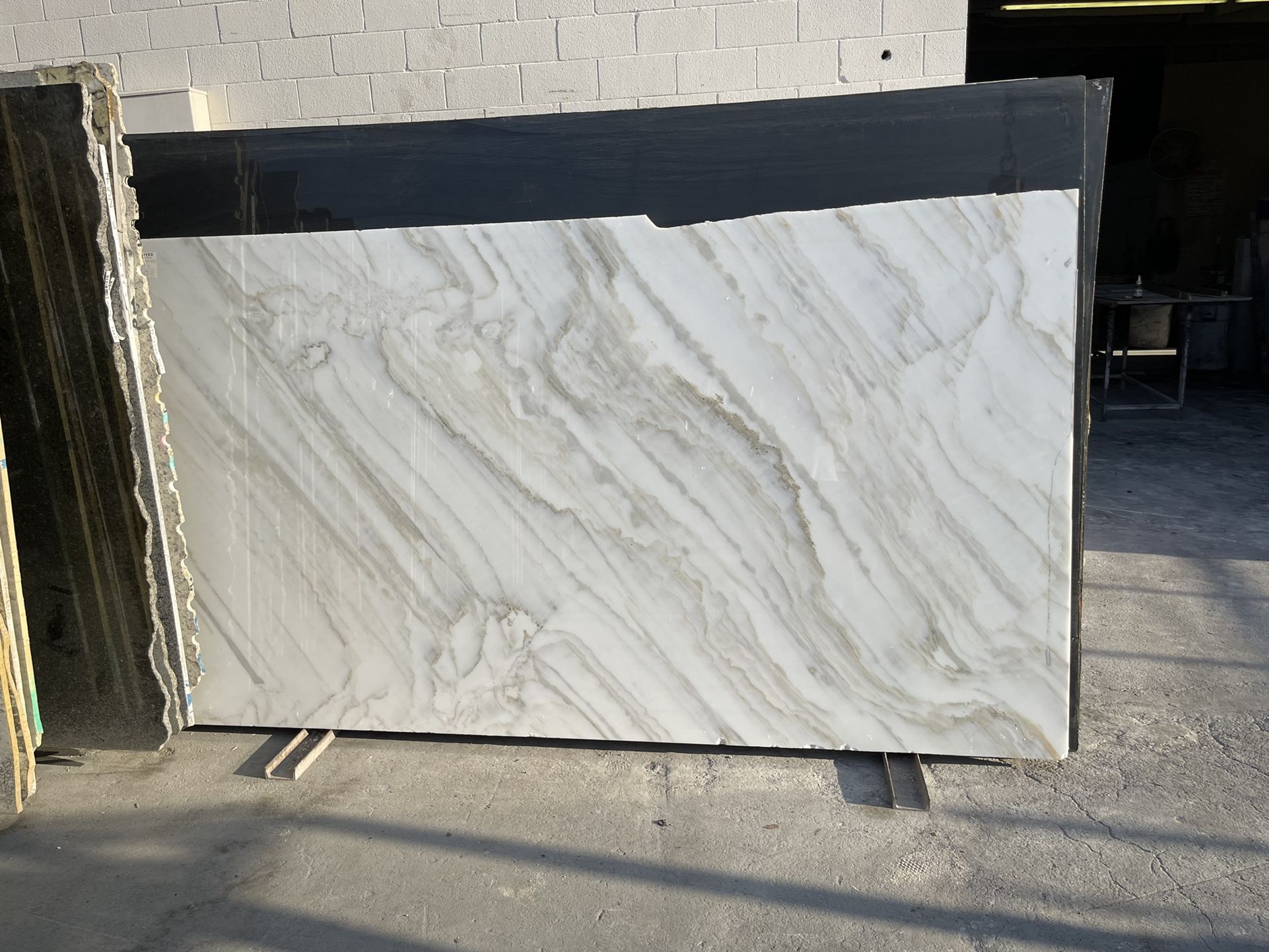 Linac Vein Cut Marble Slab 116 X 70 Stone Countertop Remodel Kitchen ...