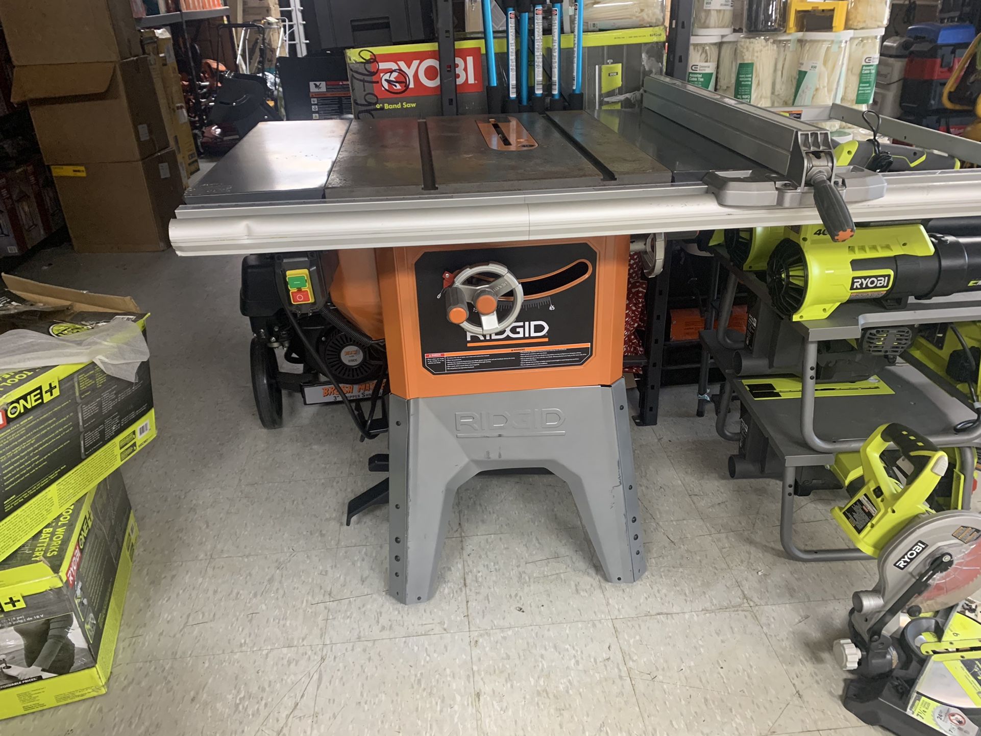 RIDGID 13 Amp 10 in. Professional Cast Iron Table Saw for Sale in ...