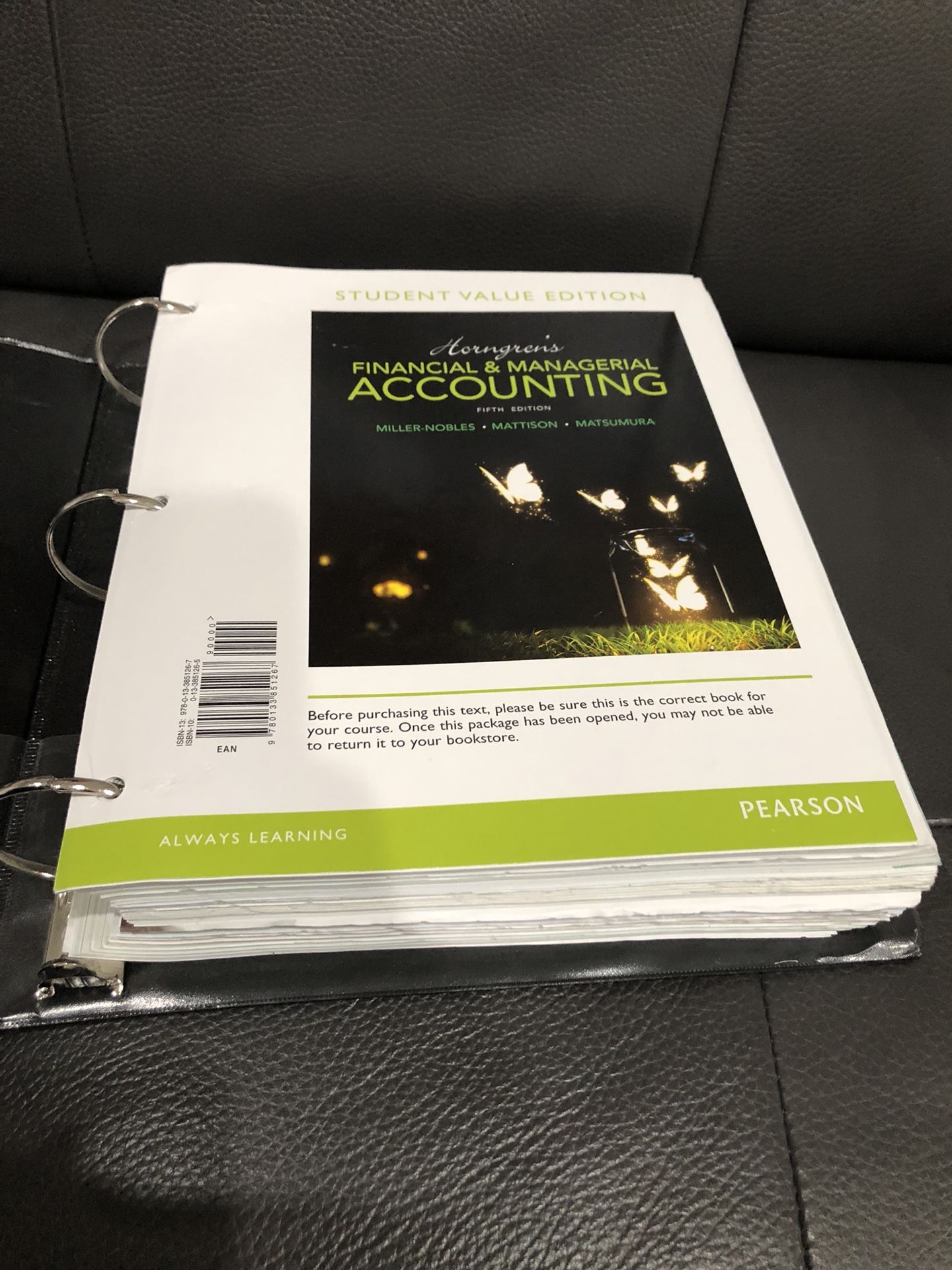 Financial Accounting Textbook Pearson