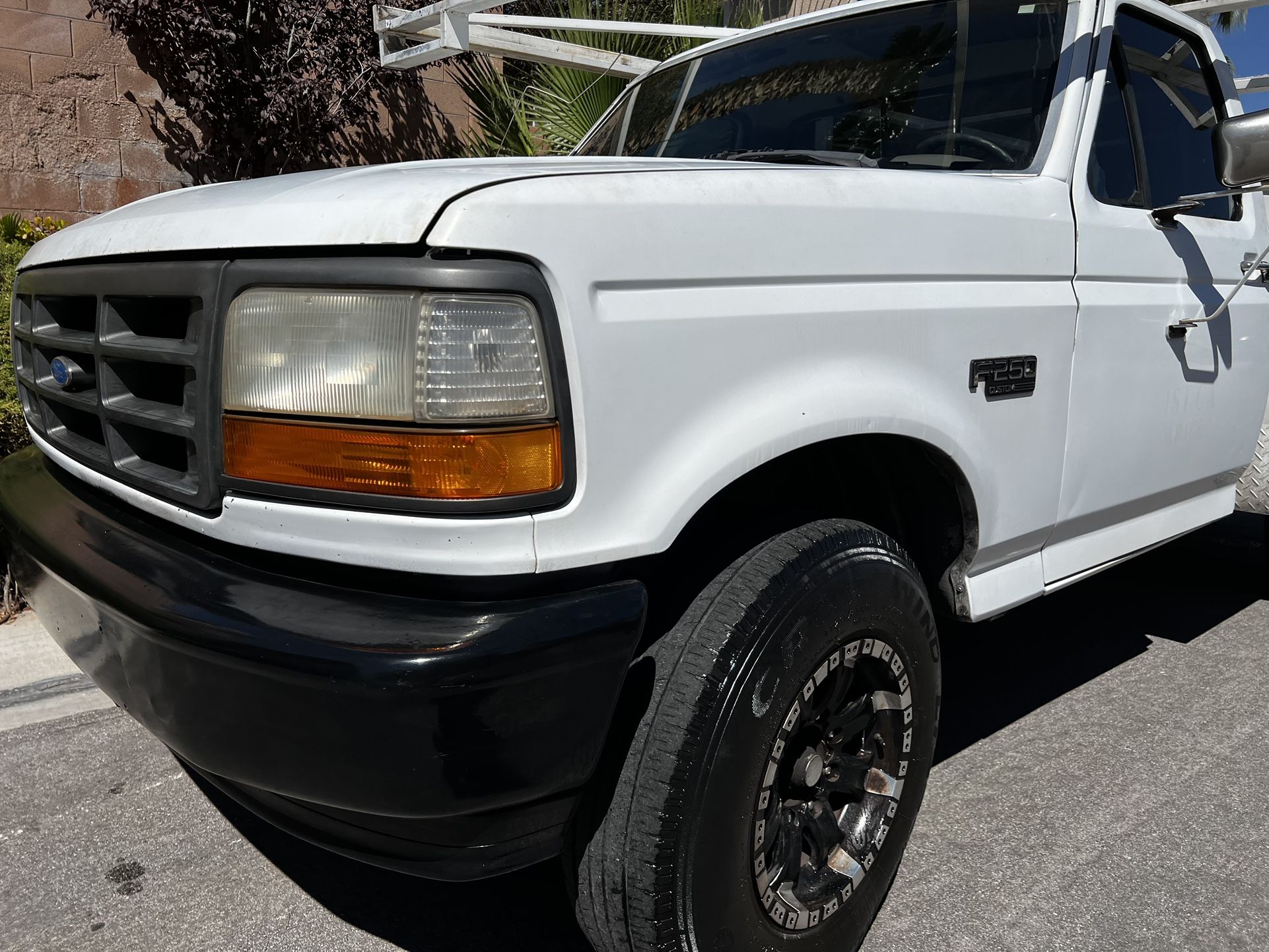 1992 F250 Single Cab Utility Service Bed Tool Boxes Over Head Racks ...