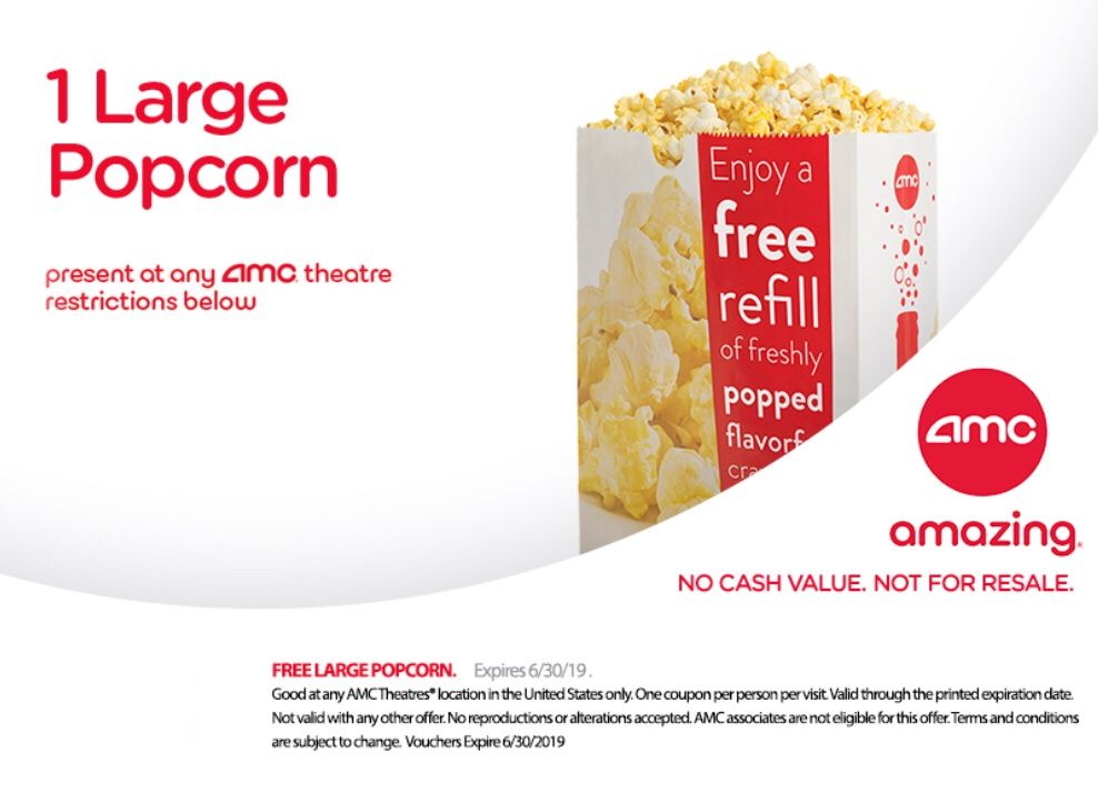 Amc Popcorn And Drink
