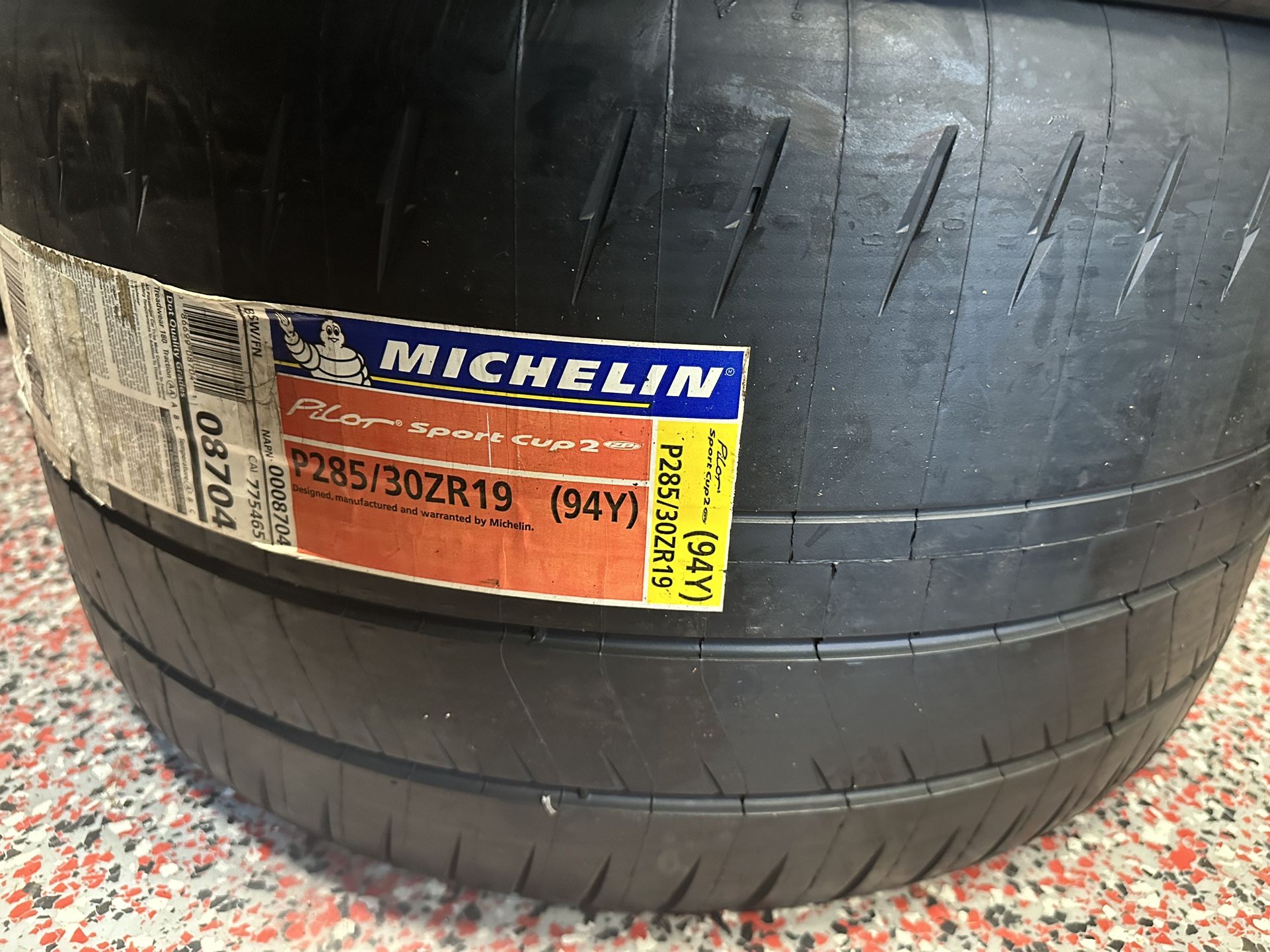 MICHELIN PILOT SPORT 285/30ZR/19 $190 NEW CUP 2 EACH 285/30/19 HIGH ...