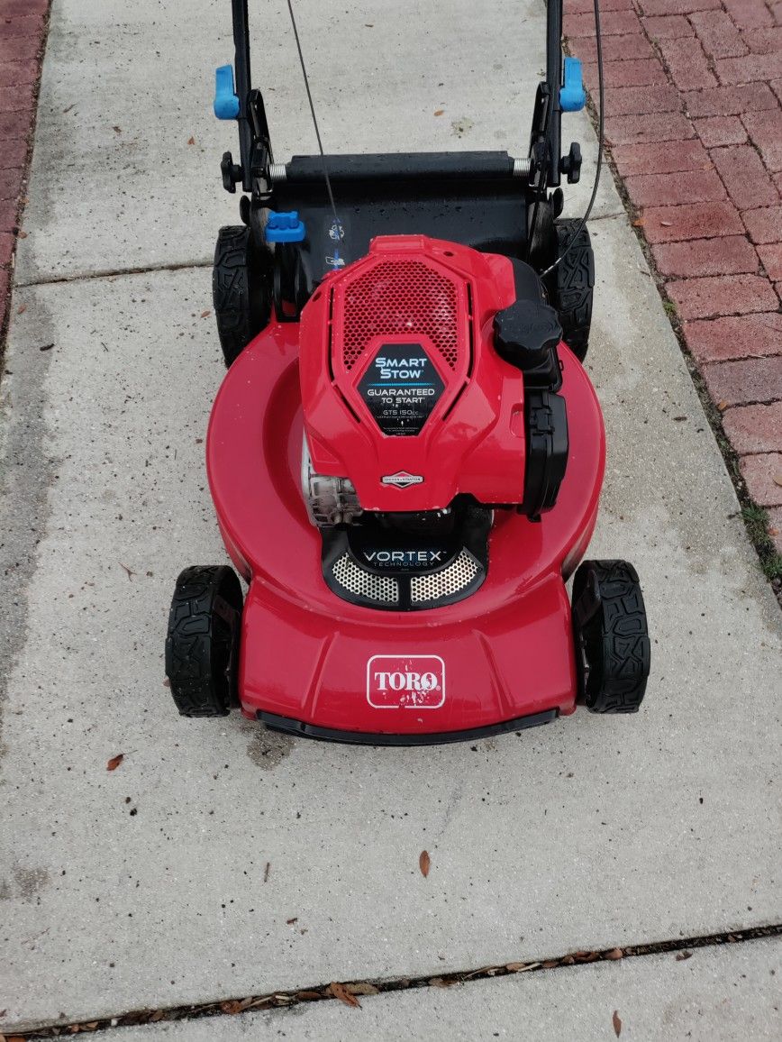 Toro Self Propelled Smart Stow Gas Lawn Mower for Sale in Pembroke ...