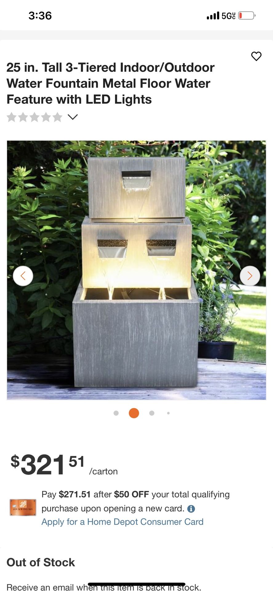 3 Tier Waterfall Fountain for Sale in Henderson, NV - OfferUp