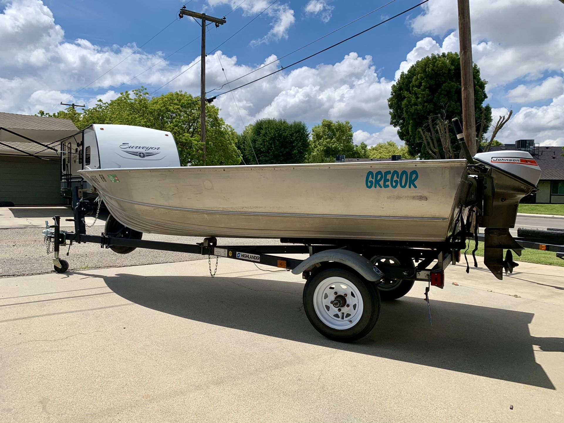 Gregor Boat Factory Trailer Motor for Sale in Kingsburg, CA - OfferUp