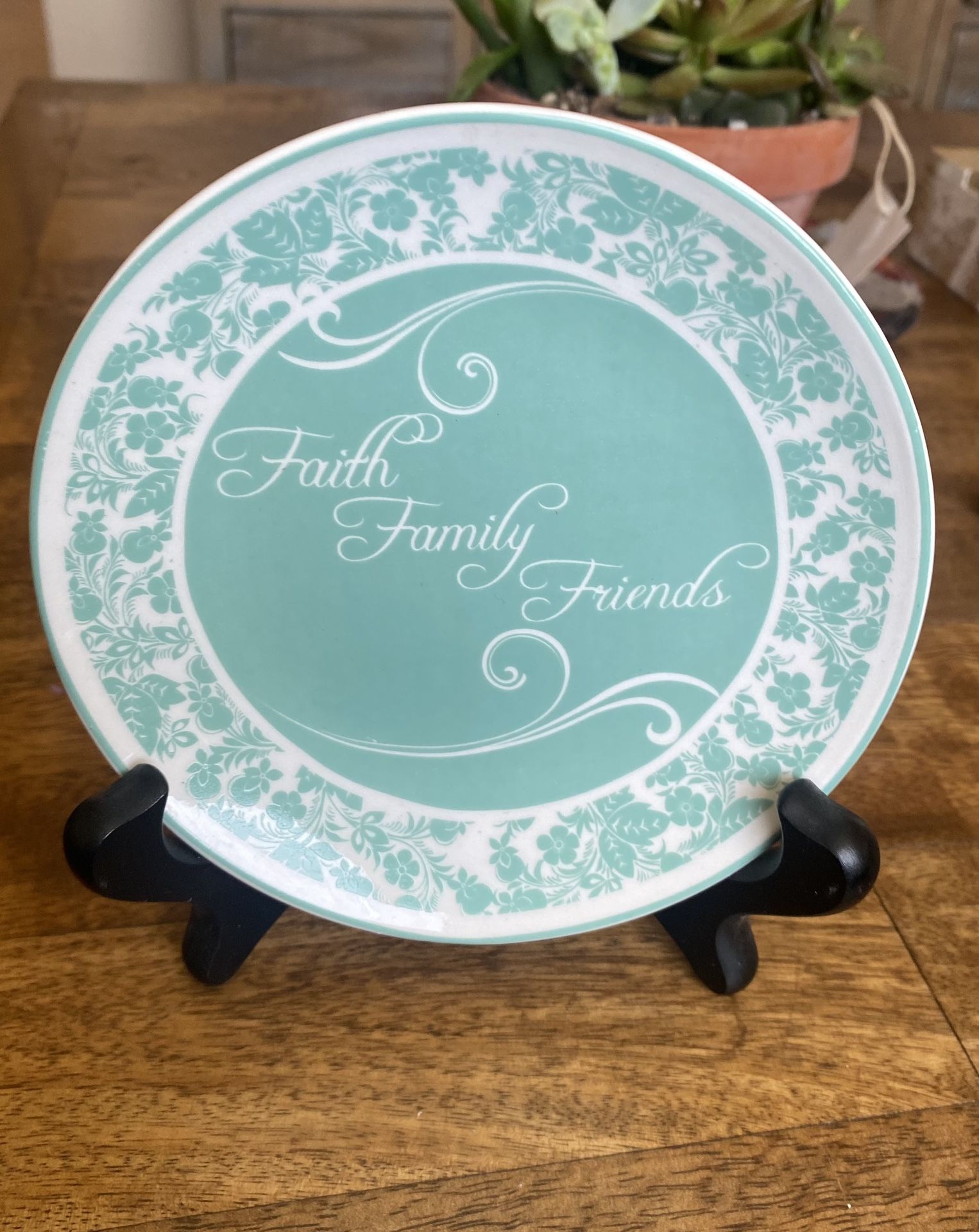 Faith Family Friends Plates