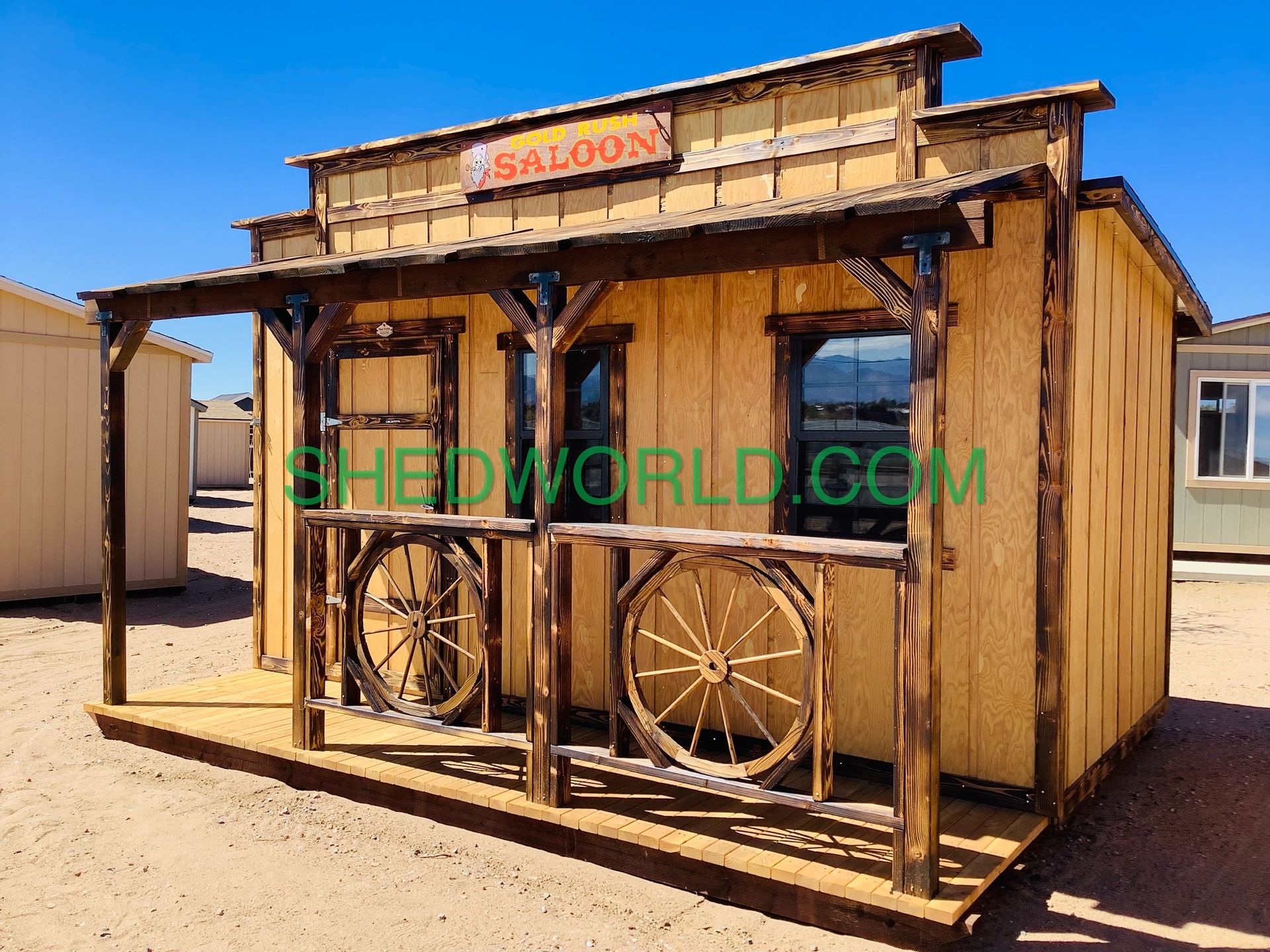 8x16 Shed Cowboy Style for Sale in Hesperia, CA - OfferUp