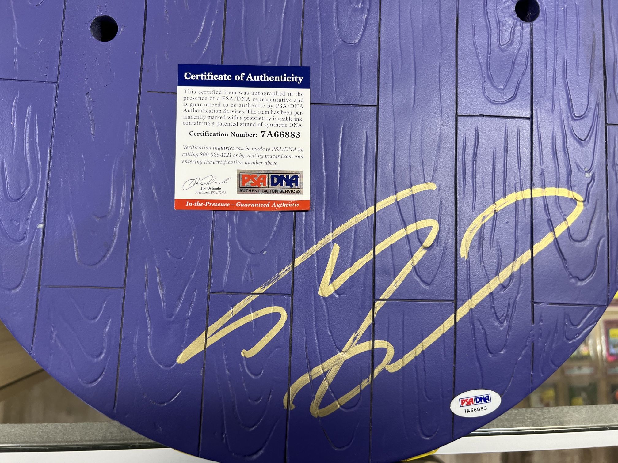 PSA/DNA Authentic Shaquille O’Neal 3ft Tall Forever Collectibles ...