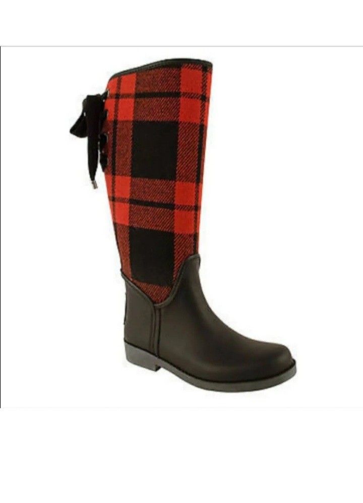 Coach Rain Boots Red