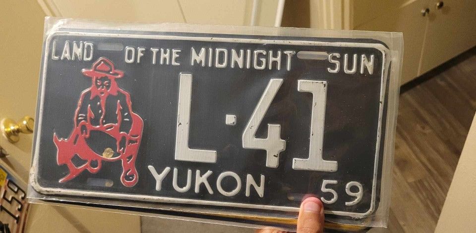 RARE 1959 Yukon Canada License Plate Expired Decor for Sale in Tucson ...