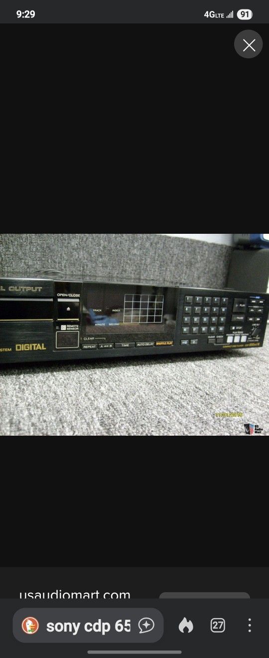 Sony CDP 650 esdll for Sale in Los Angeles, CA - OfferUp