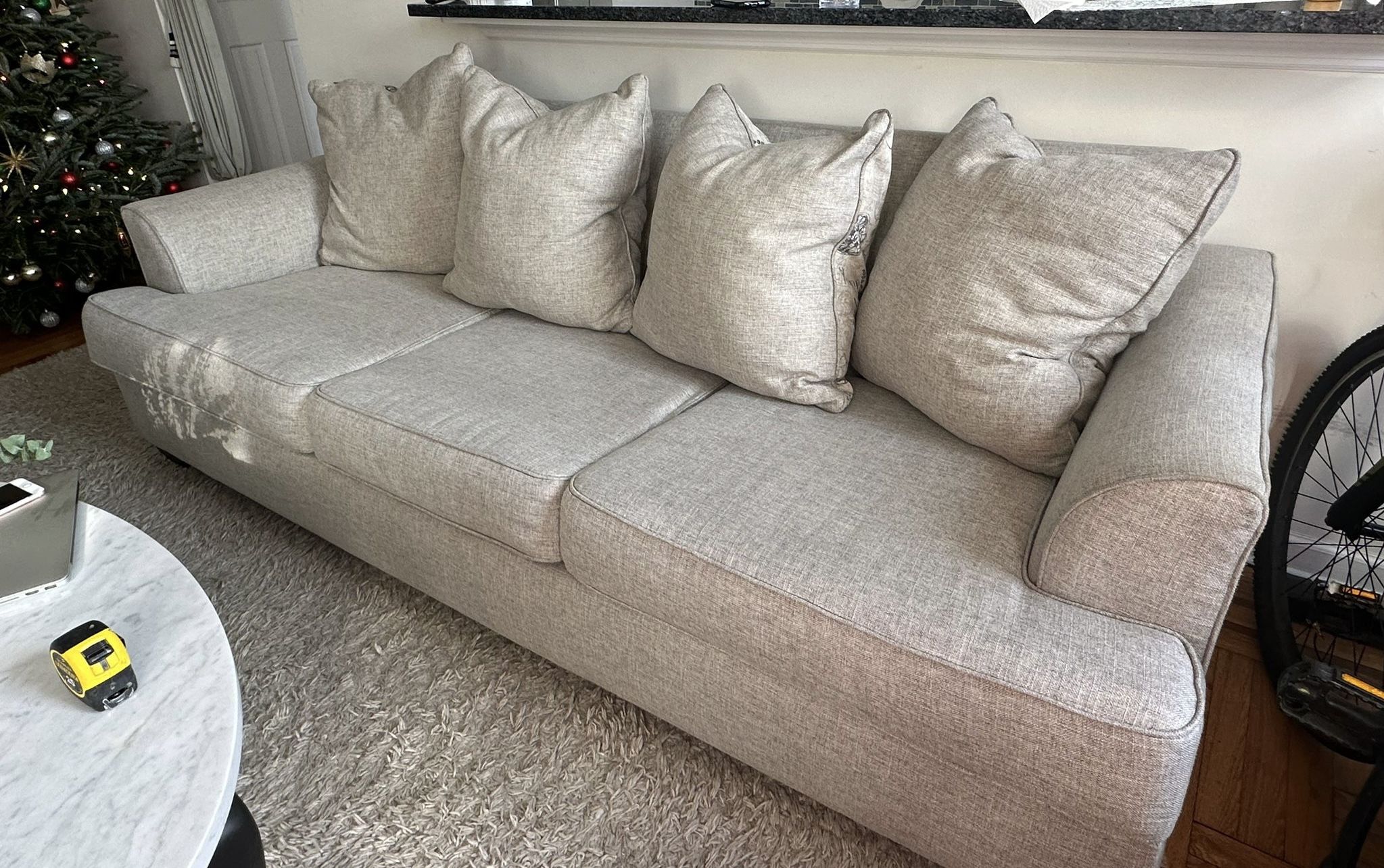 Ashley Furniture Velletri Pewter Queen Sofa Sleeper for Sale in Queens ...