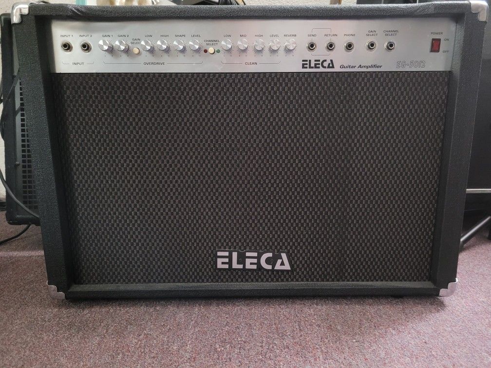 ELECA EG-5012 Stereo Guitar Amplifier for Sale in Tempe, AZ - OfferUp