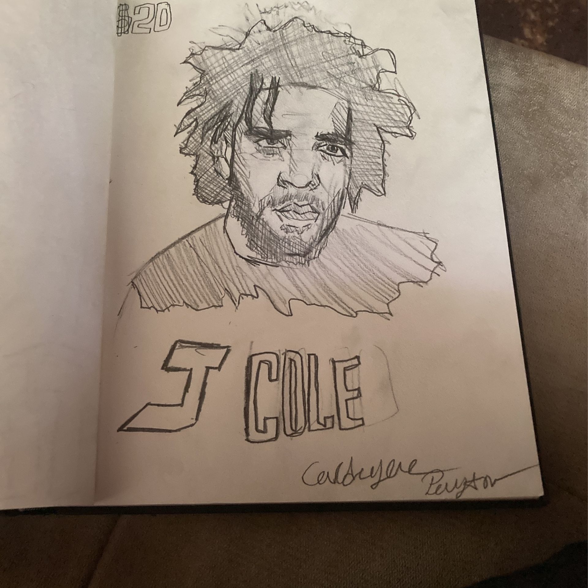 J Cole Illustration