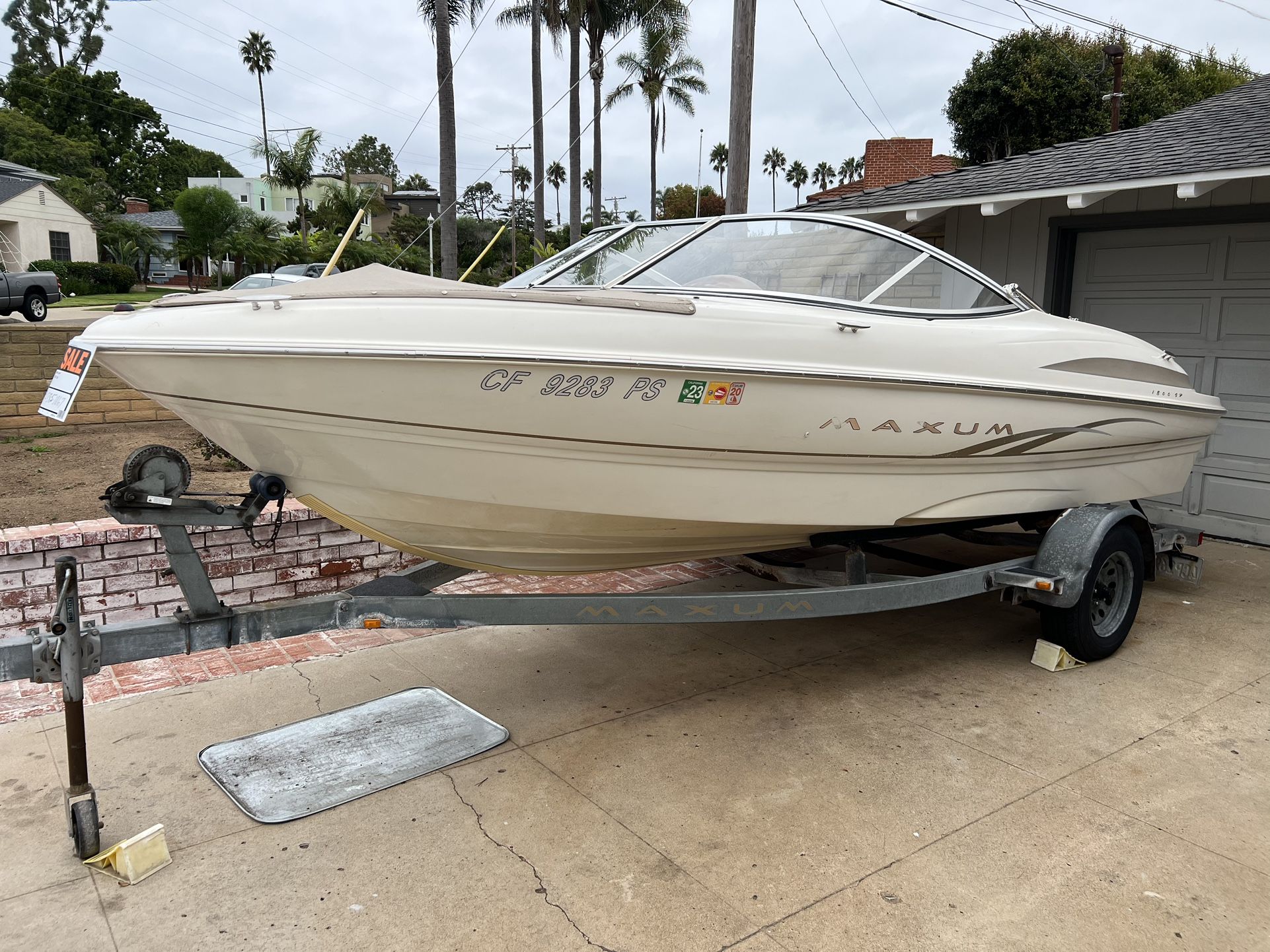 2001 Maxum 1800 SR for Sale in San Diego, CA - OfferUp