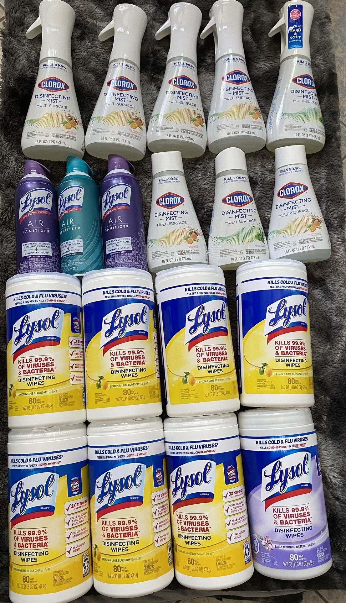Lysol Wipes And Spray