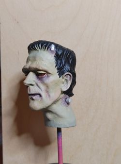 frankenstein bust Custom Shifter Hot Rod Rat Rod Halloween Universal ...