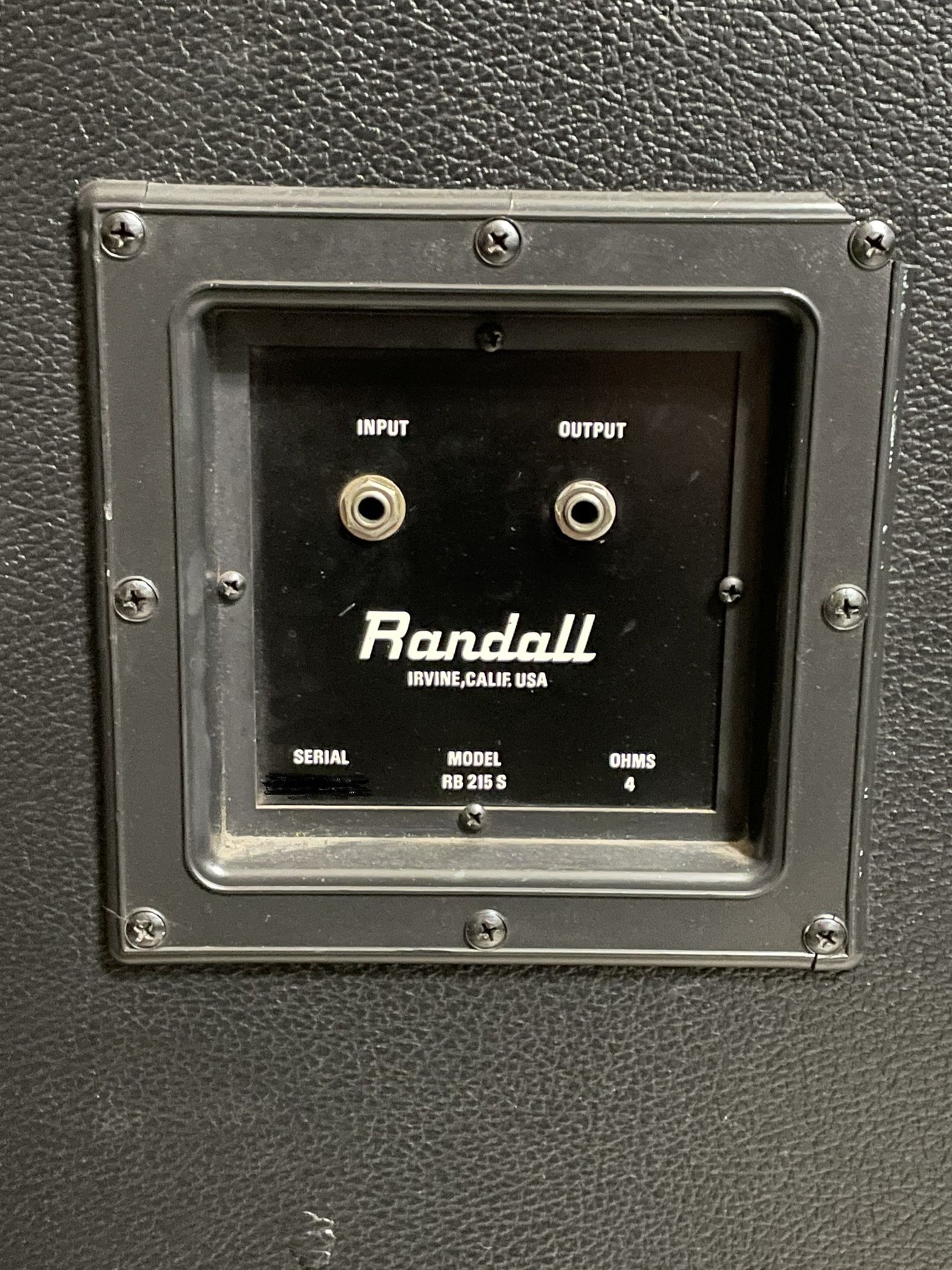 Randall 2×15 Bass Cabinet | Cabinets Matttroy