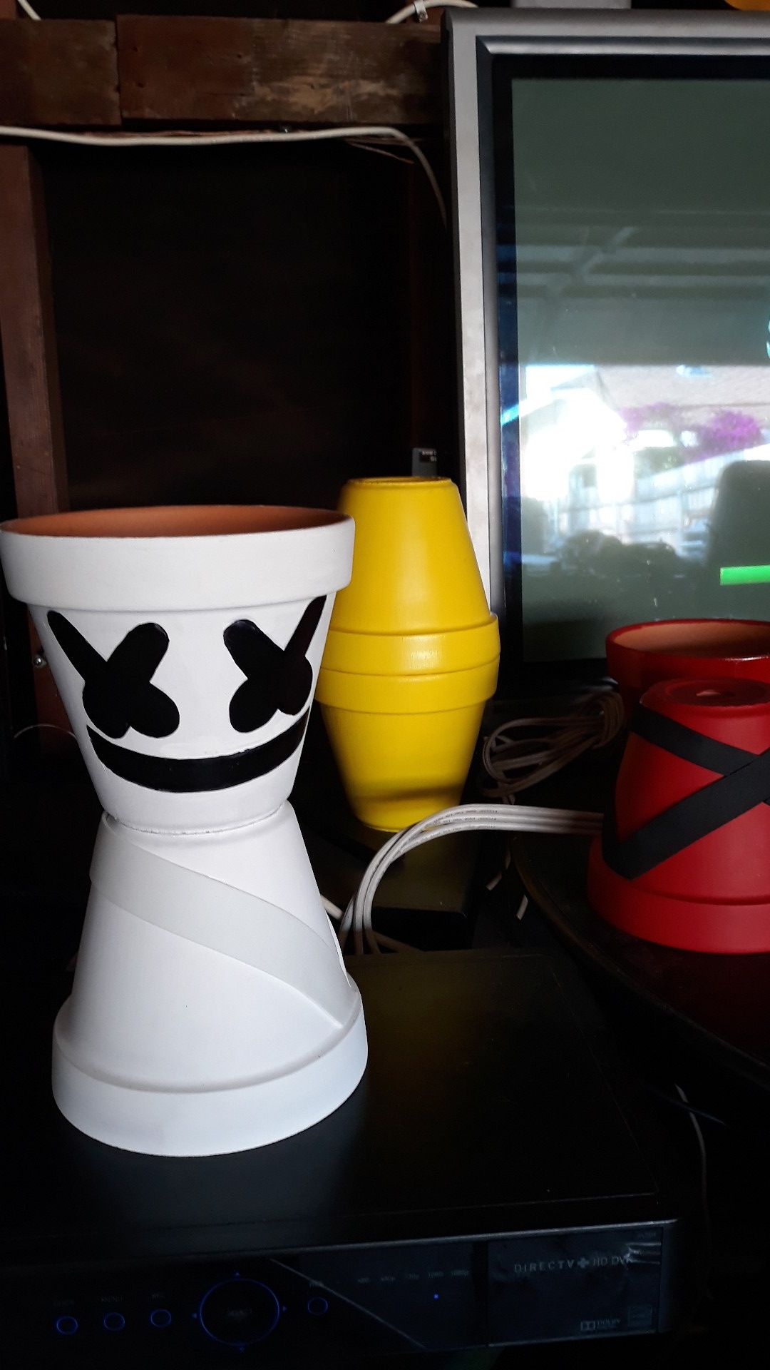 Set Fortnite pary center pieces. Peely, Marshmallow, Trog, Lil Whip ...