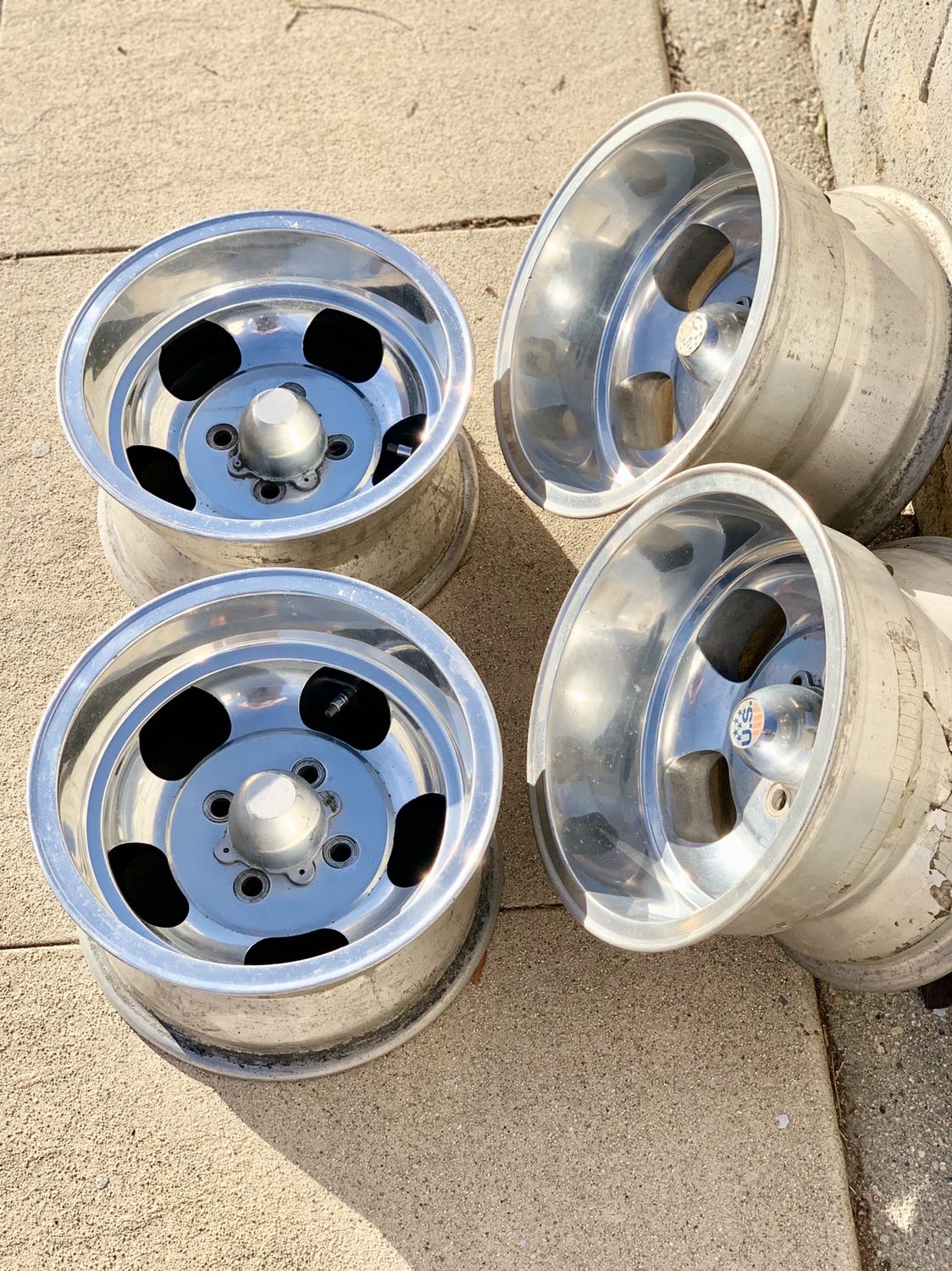 13”X7” And 13”X8” US Indy mag Racing Aluminum Vintage Rims 4 Lug for ...