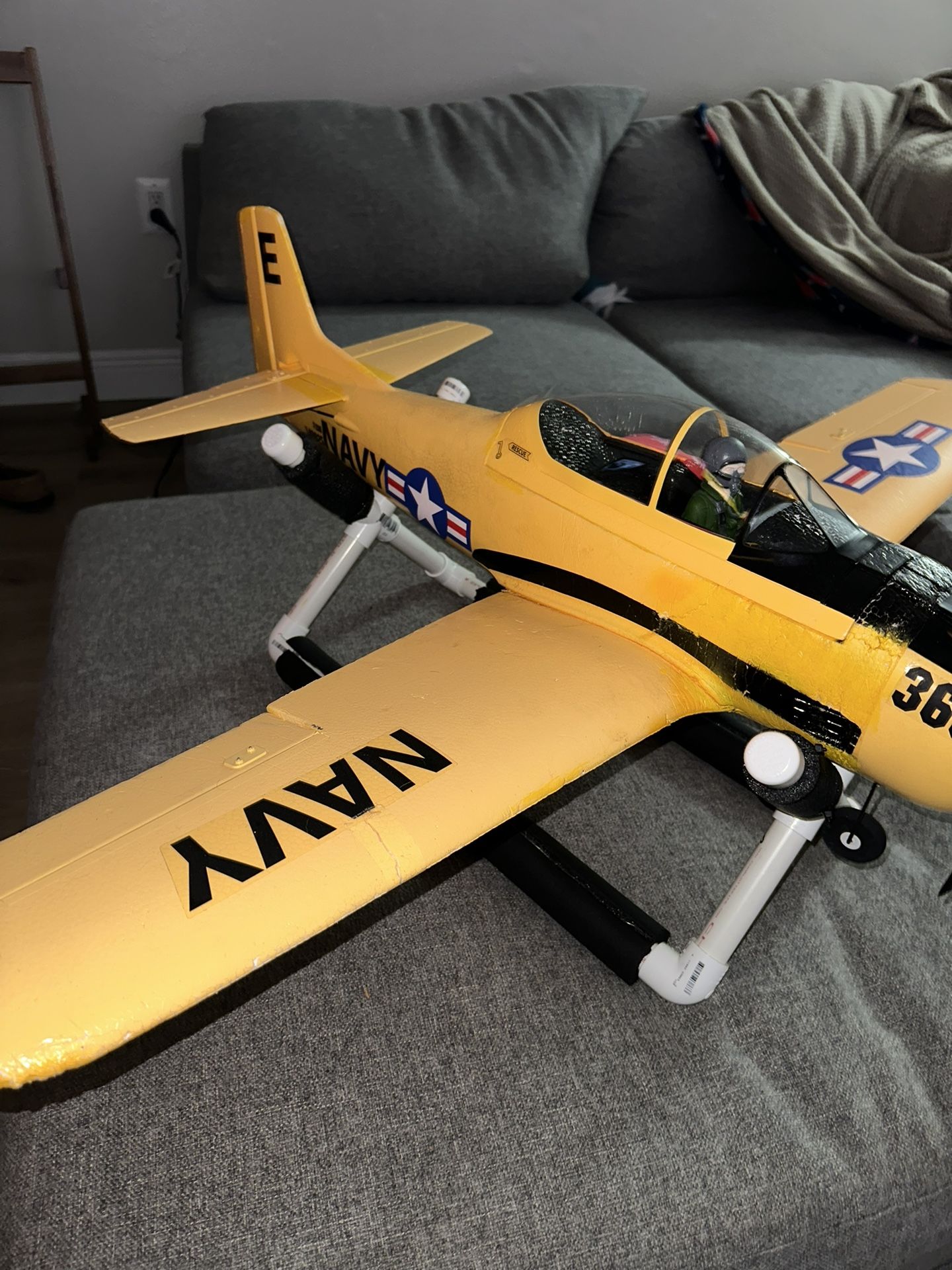E-flite T-28 Trojan 1.1m BNF Basic with AS3X and SAFE Select RC PLANE ...