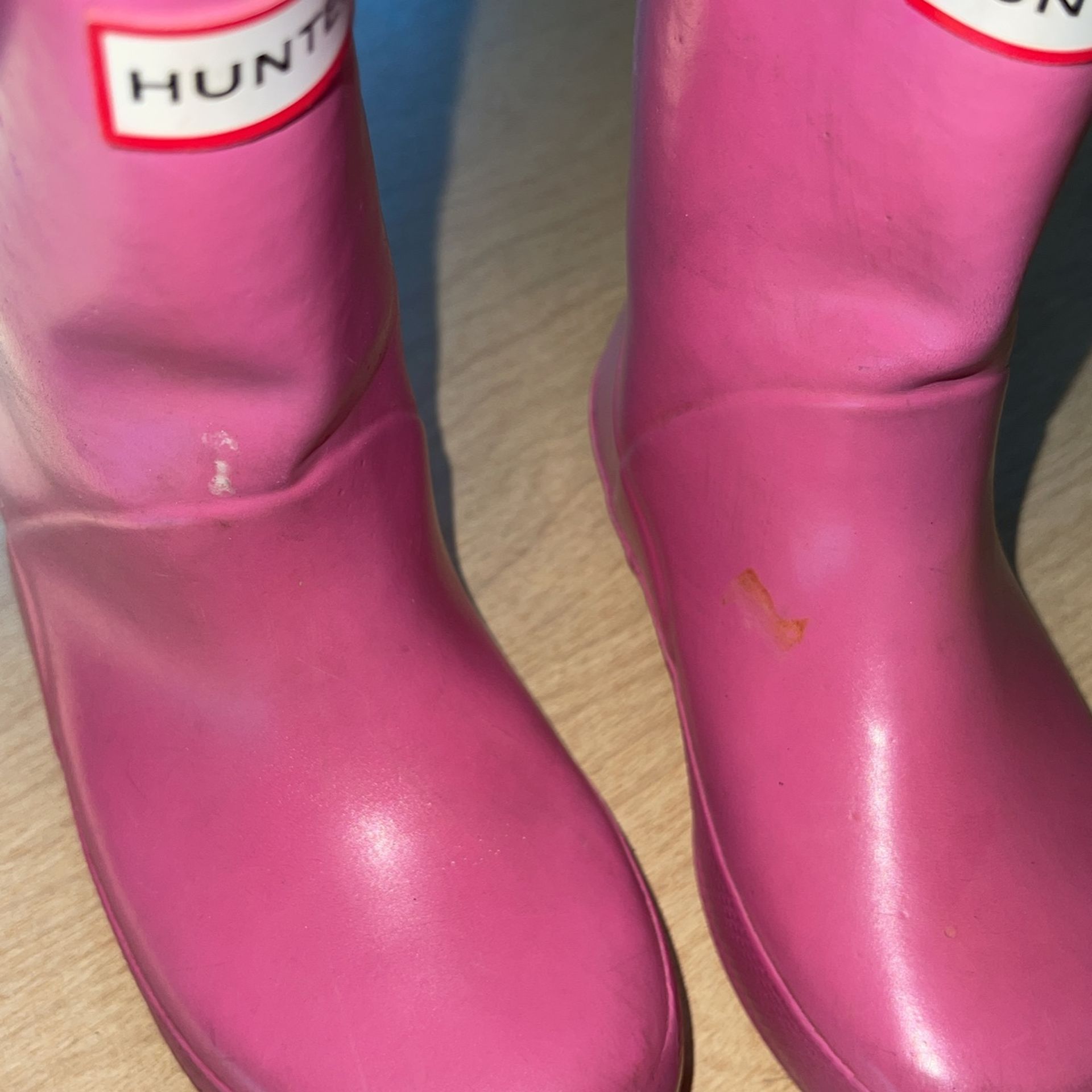 Kids Pink Hunter Boots