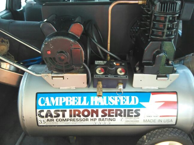 Campbell Hausfeld 20 gallon 3.5 hp air compressor Cast Iron Series ...