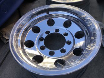 16x8 Aluminum Rims 8x6.5” Bolt Pattern For Chevy, Ford And Dodge Trucks ...