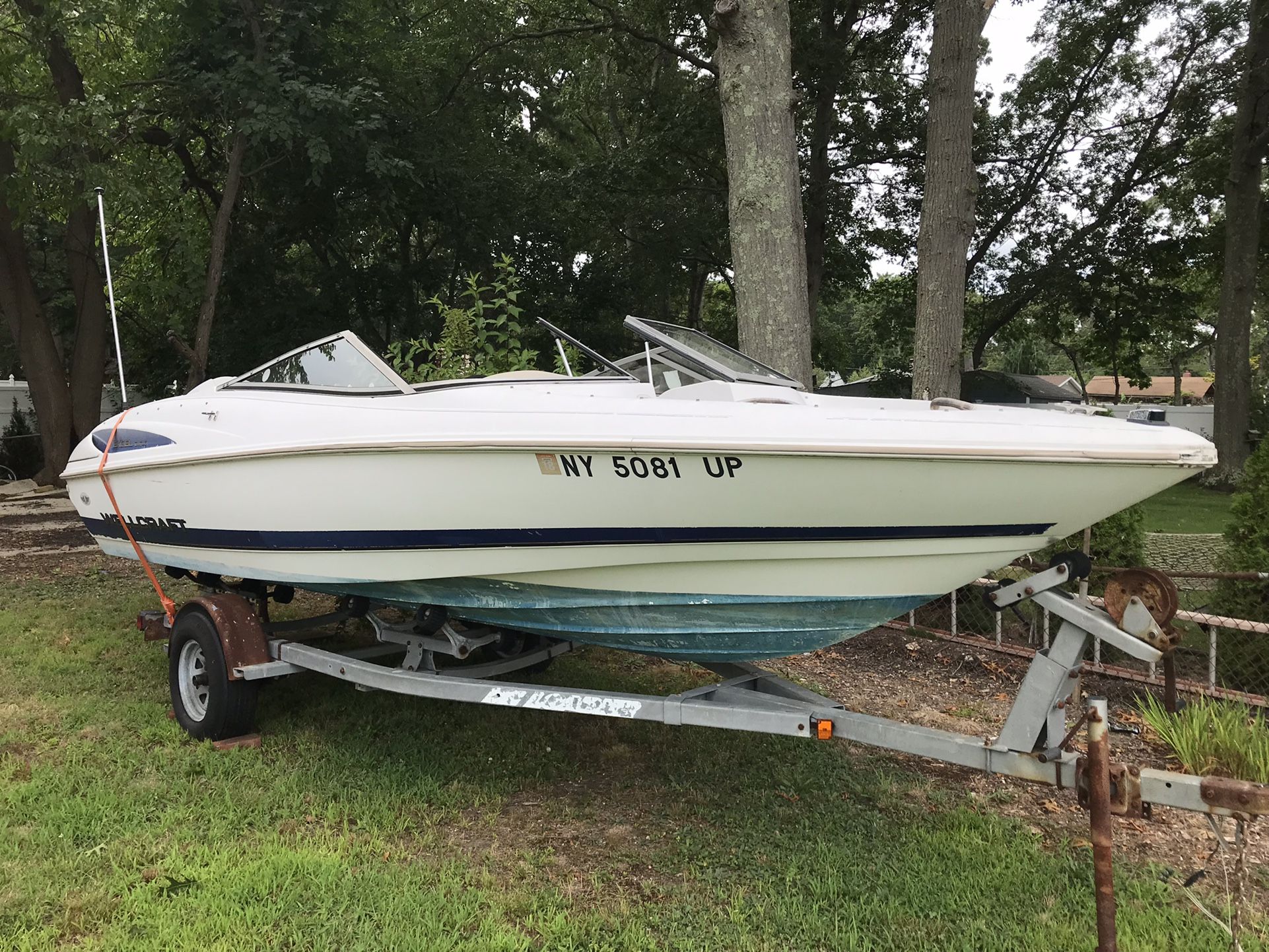 Free Trailer For 21 ‘ 1996 Wellcraft Bow rider for Sale in West Islip ...