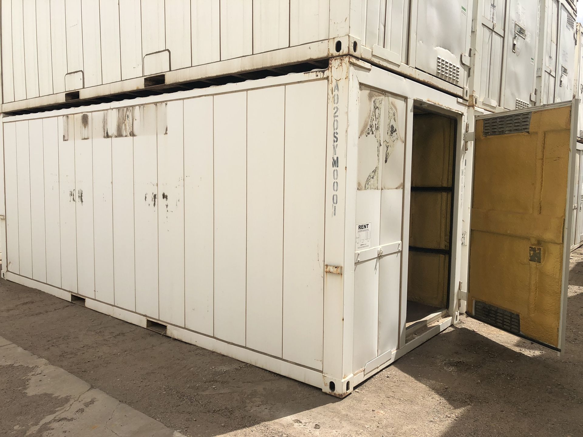 LOCAL 8x20 spray foam insulated shipping container connex storage with ...