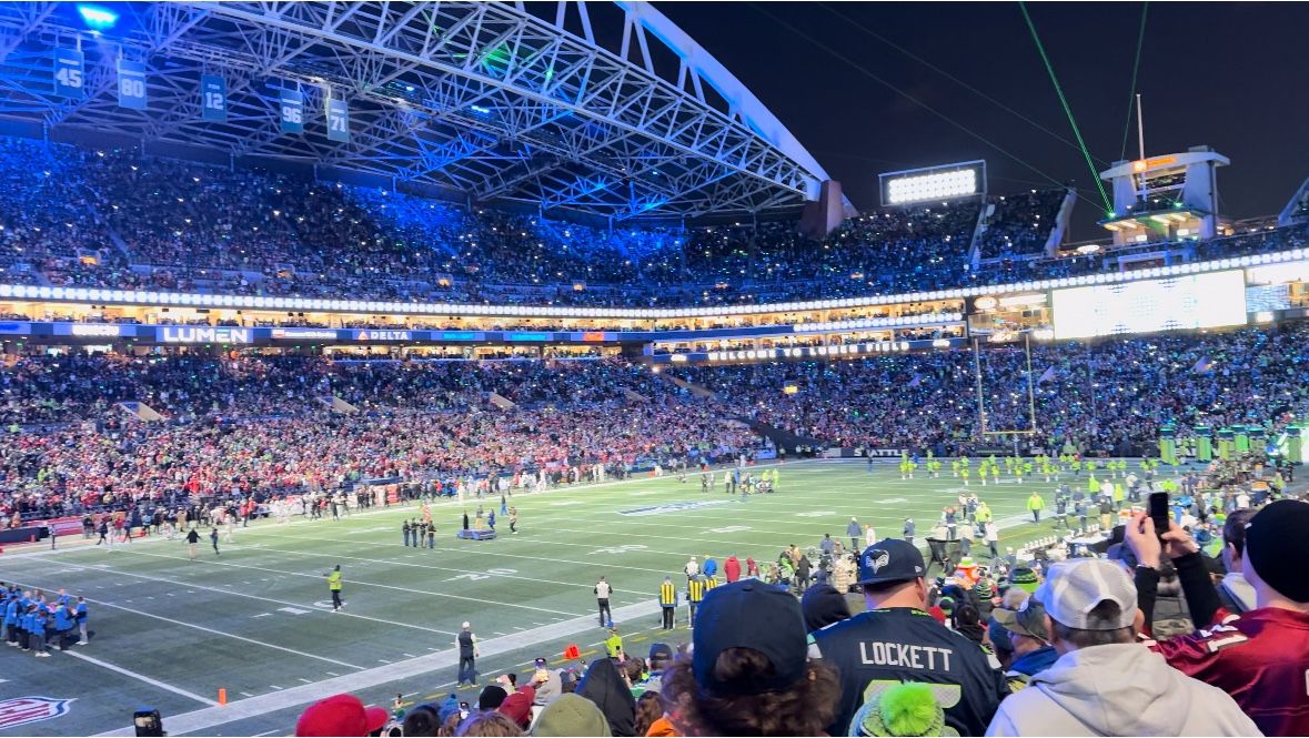 2 Tickets: Seahawks vs Steelers 100 Level Field Seats for Sale in ...