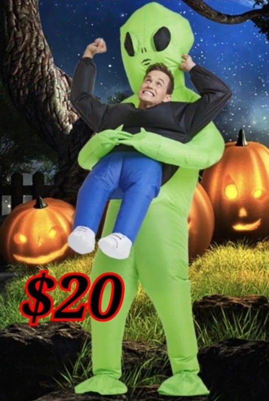 Adult Inflatable Alien Pick-Me-Up Costume for Sale in Rialto, CA - OfferUp