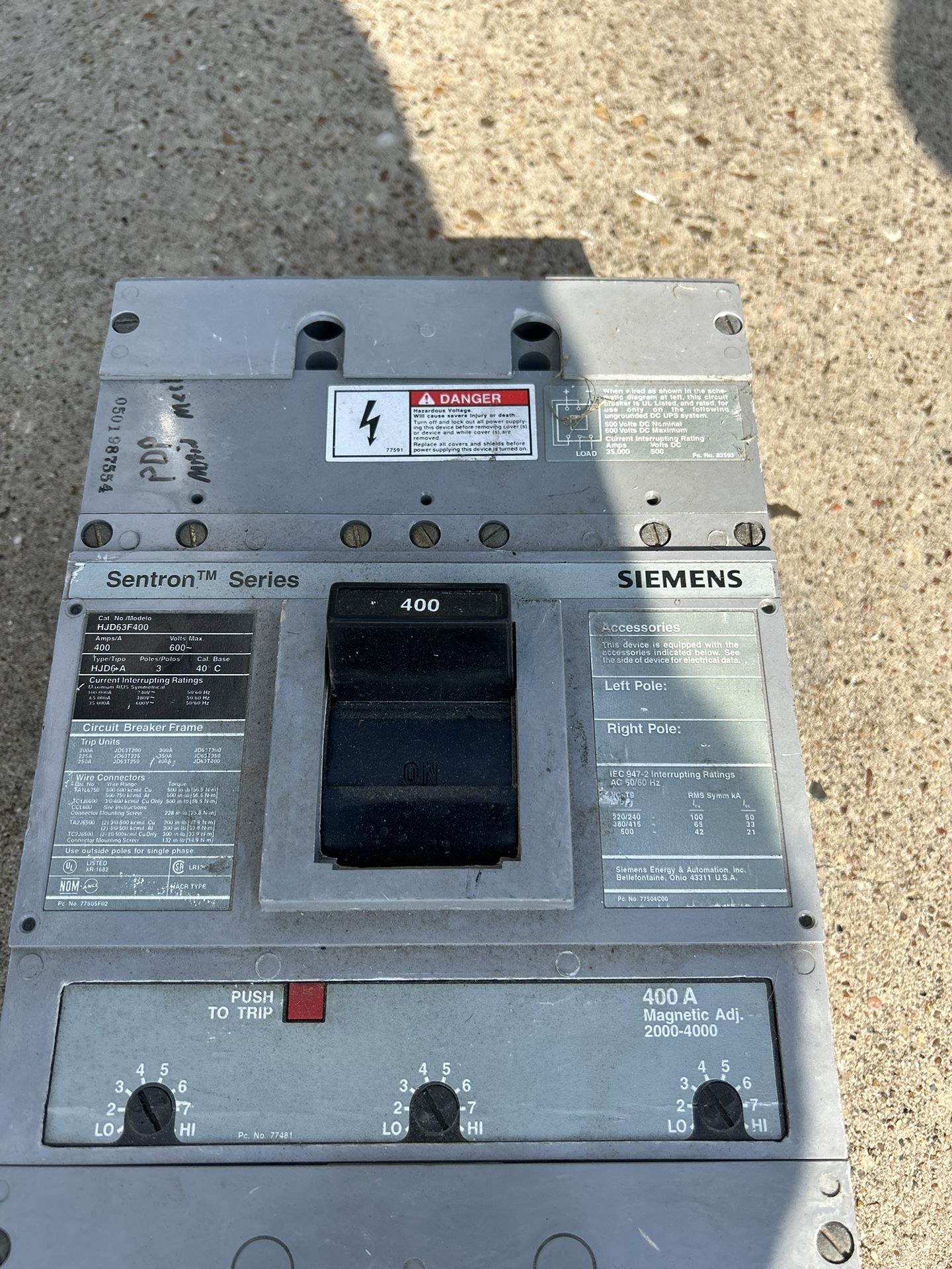 Siemens 400A Breaker for Sale in Katy, TX - OfferUp