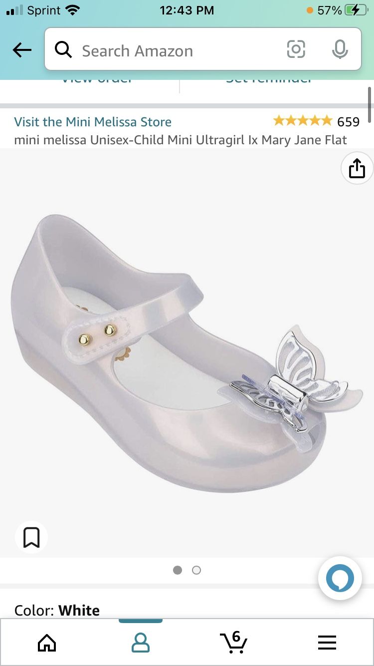 Mini Melissa Size 7 for Sale in Wesley Chapel, FL - OfferUp