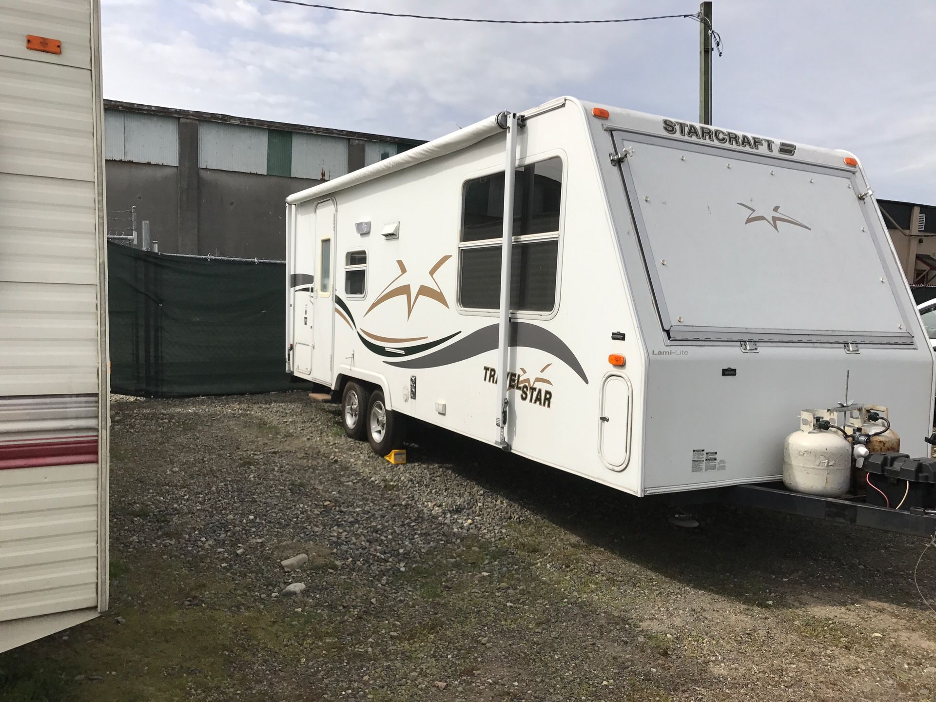 2003 24ft StarCraft travel star Travel trailer hybrid one slide out for ...