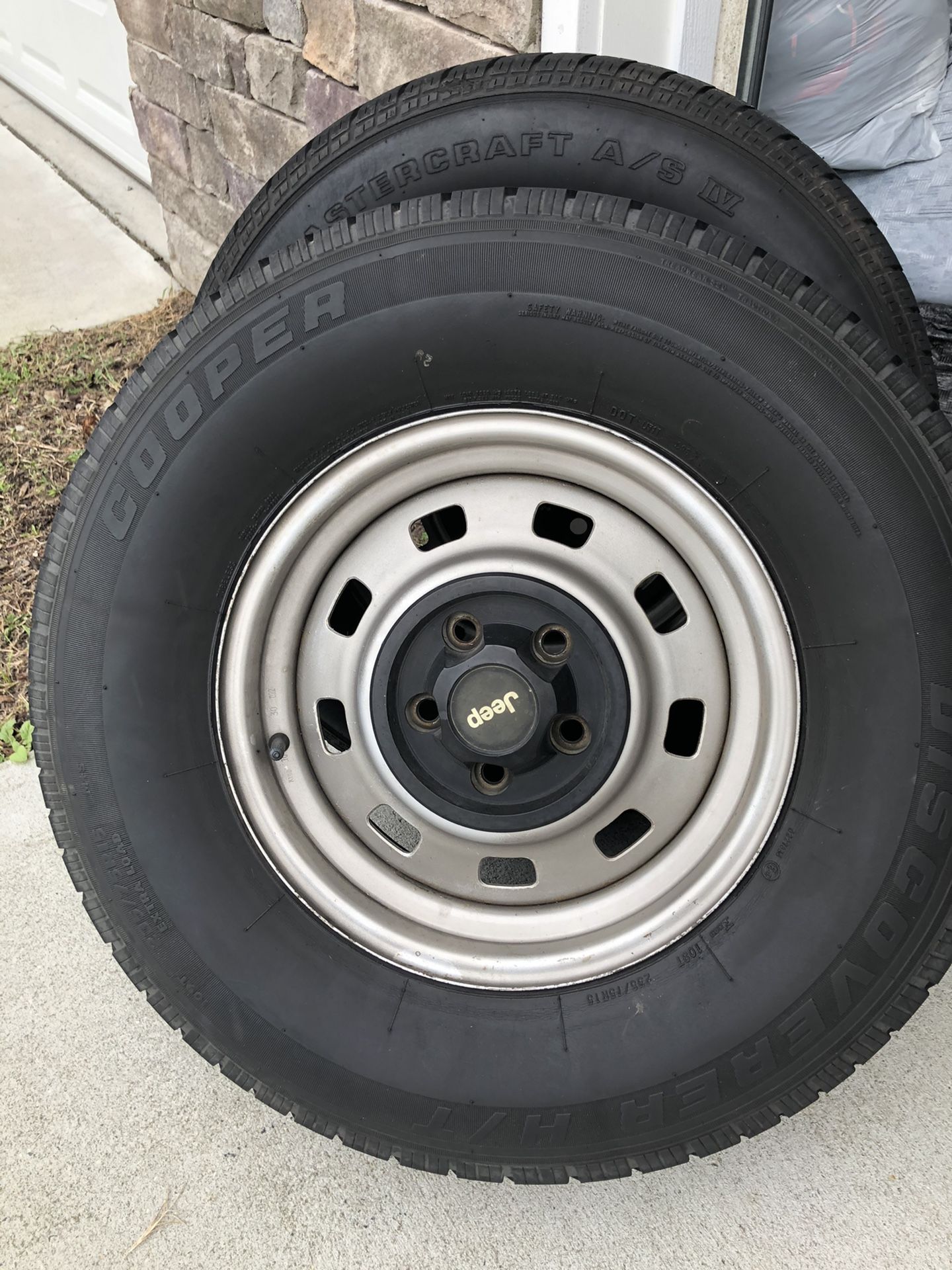 4 Tires with rims P235/75R15 for Sale in Suffolk, VA - OfferUp