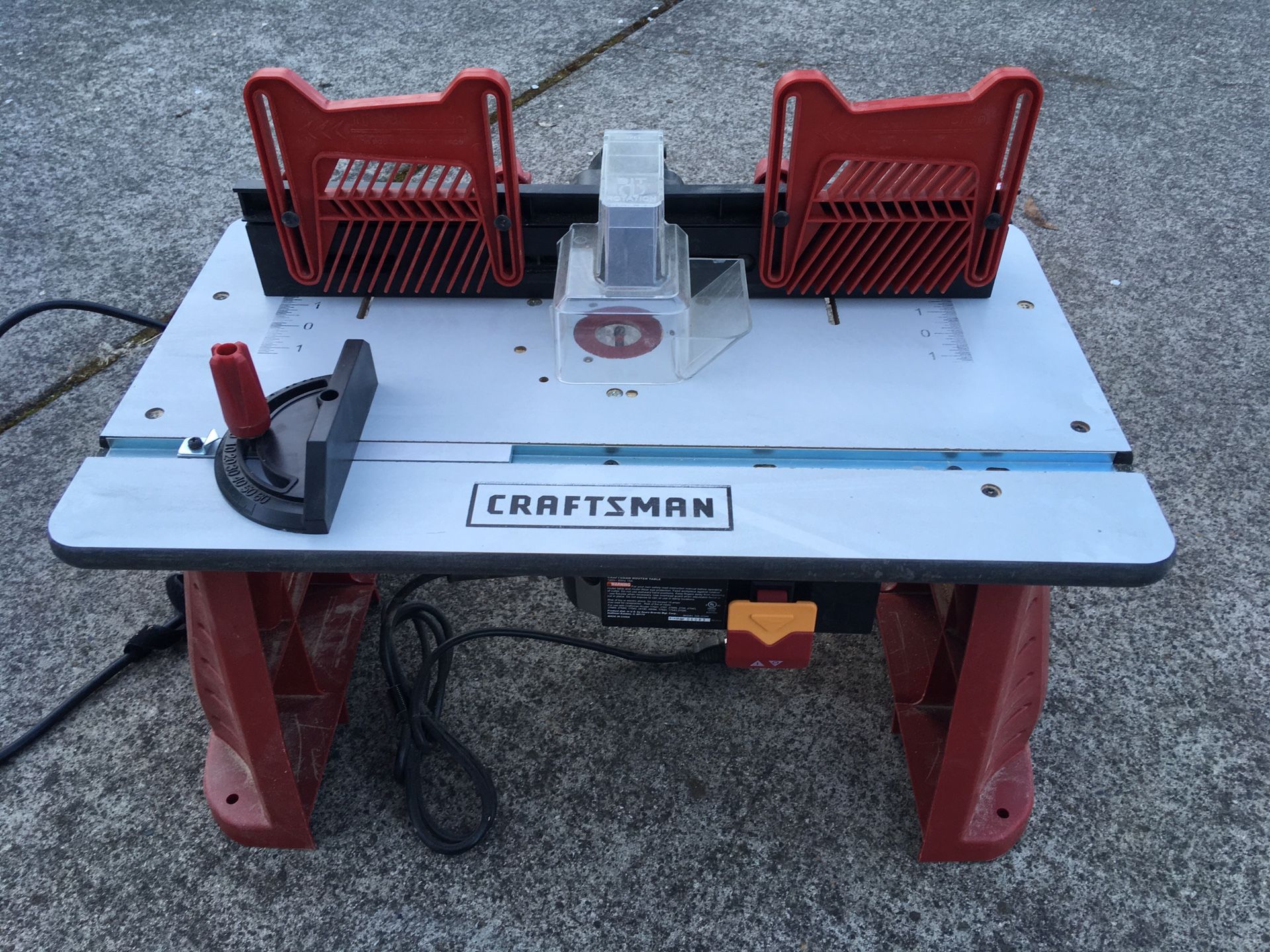 Craftsman router strappy table 37599
