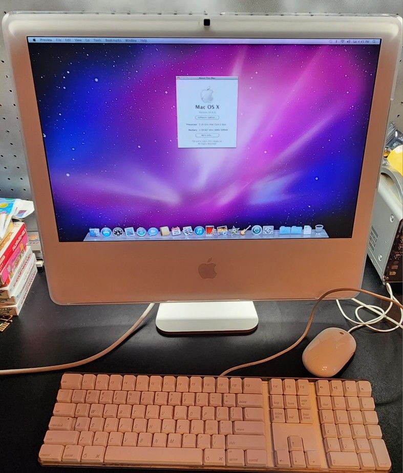 Apple iMac 20” 2.16GHz Core 2 Duo 1GB/250GB A1207 with keyboard/mouse ...